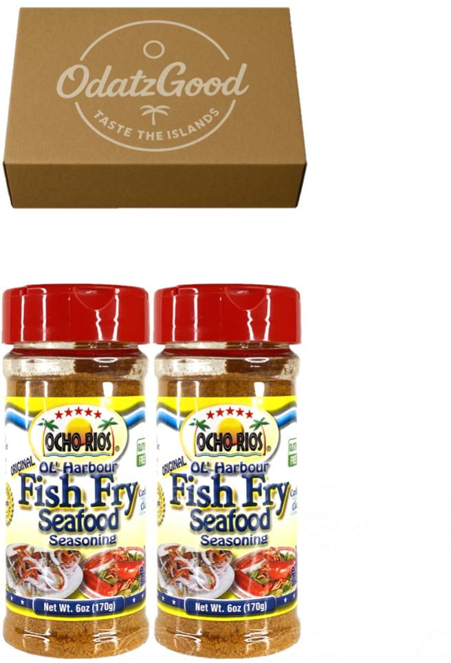 Ocho Rios Fish Seasoning 6oz (170g) 2-Pack – Curated & Packaged by ODatzGood - Walmart.com