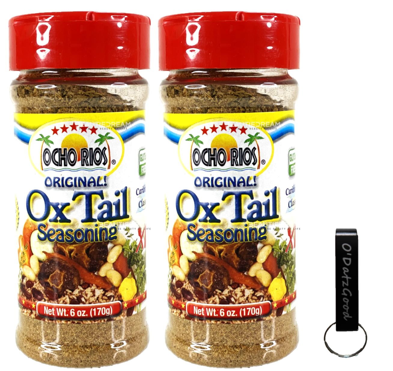 Ocho Rios Oxtail Seasoning 6 oz (170g) Pack of 2 Packaged w/ ODatzGood ...