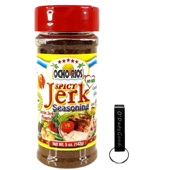Ocho Rios Spicy Jerk Seasoning 5 oz (142g) Pack of 1 Packaged w ...