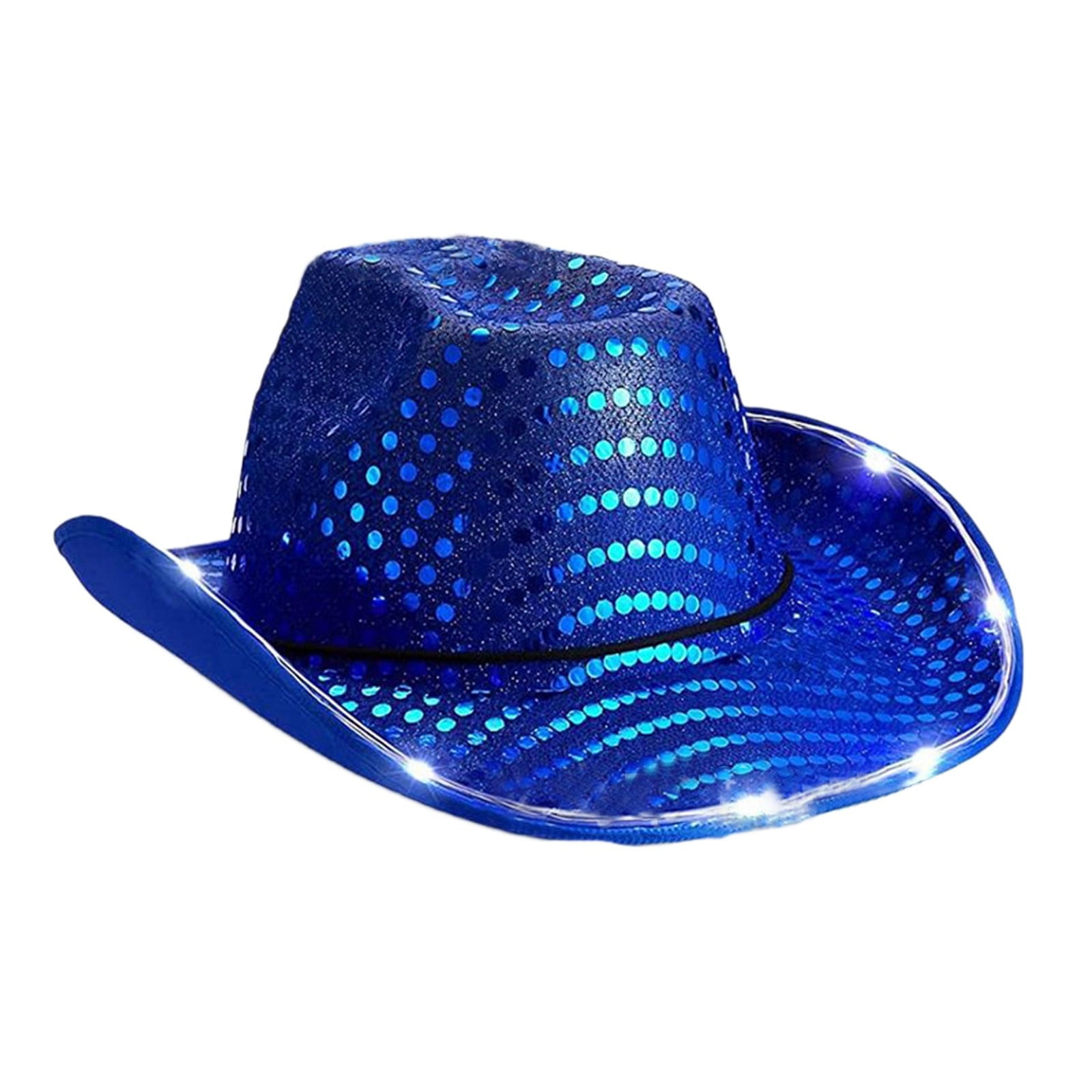 Ociviesr Ladies Pink Western Cowboy Hat With Feathered Silver Edge And ...