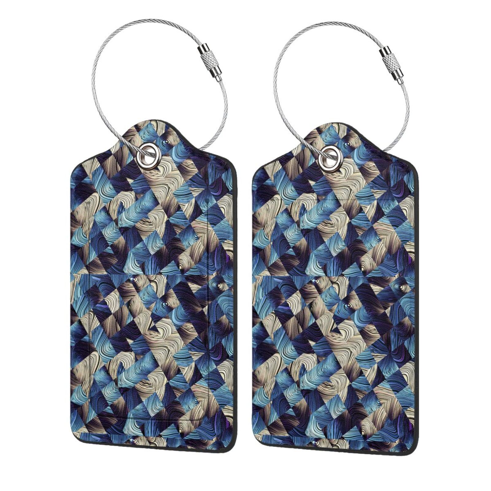 Ocsxa 1 Luggage Tag For Suitcases Leather Privacy Cover Id Label With ...