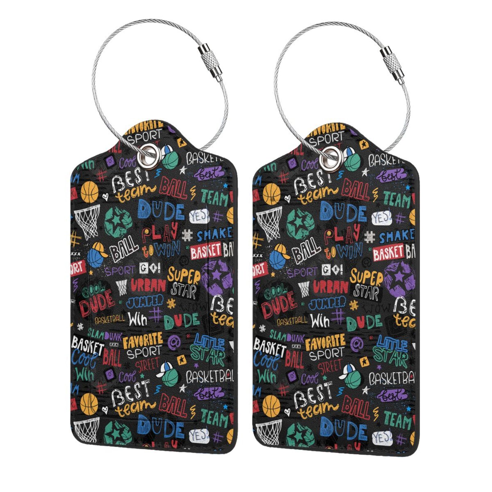 Ocsxa 1 Luggage Tag For Suitcases Leather Privacy Cover Id Label With ...