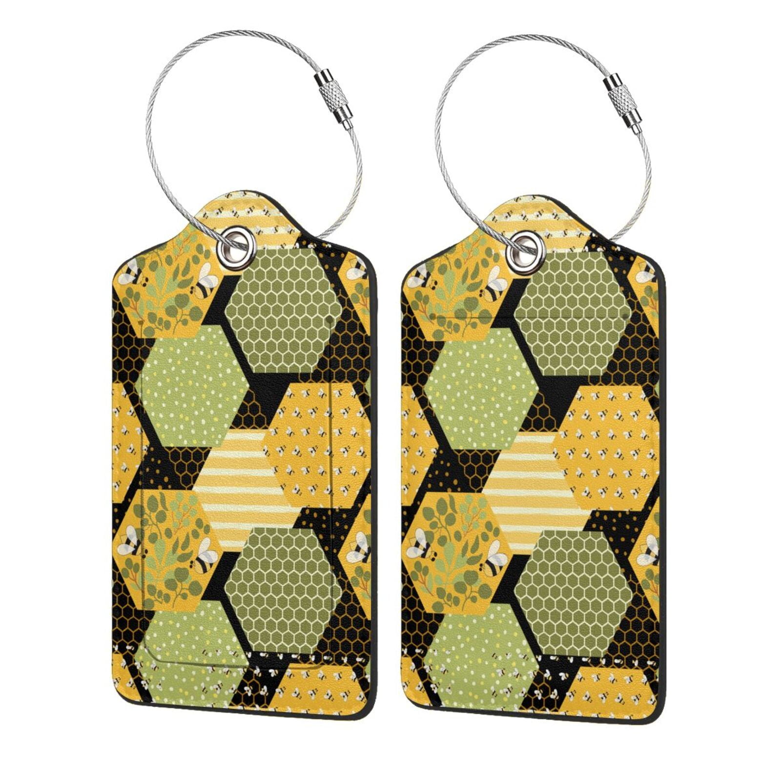 Ocsxa 1 Luggage Tag For Suitcases Leather Privacy Cover Id Label With ...