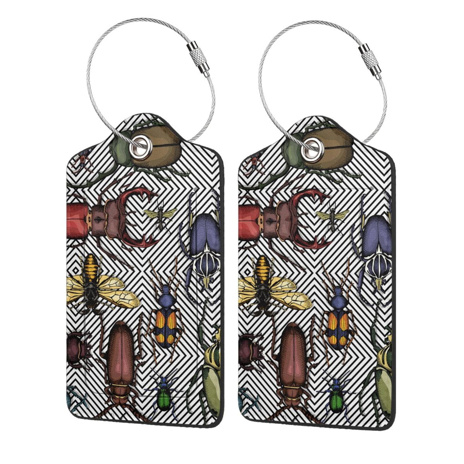 Ocsxa 1 Luggage Tag For Suitcases Leather Privacy Cover Id Label With ...