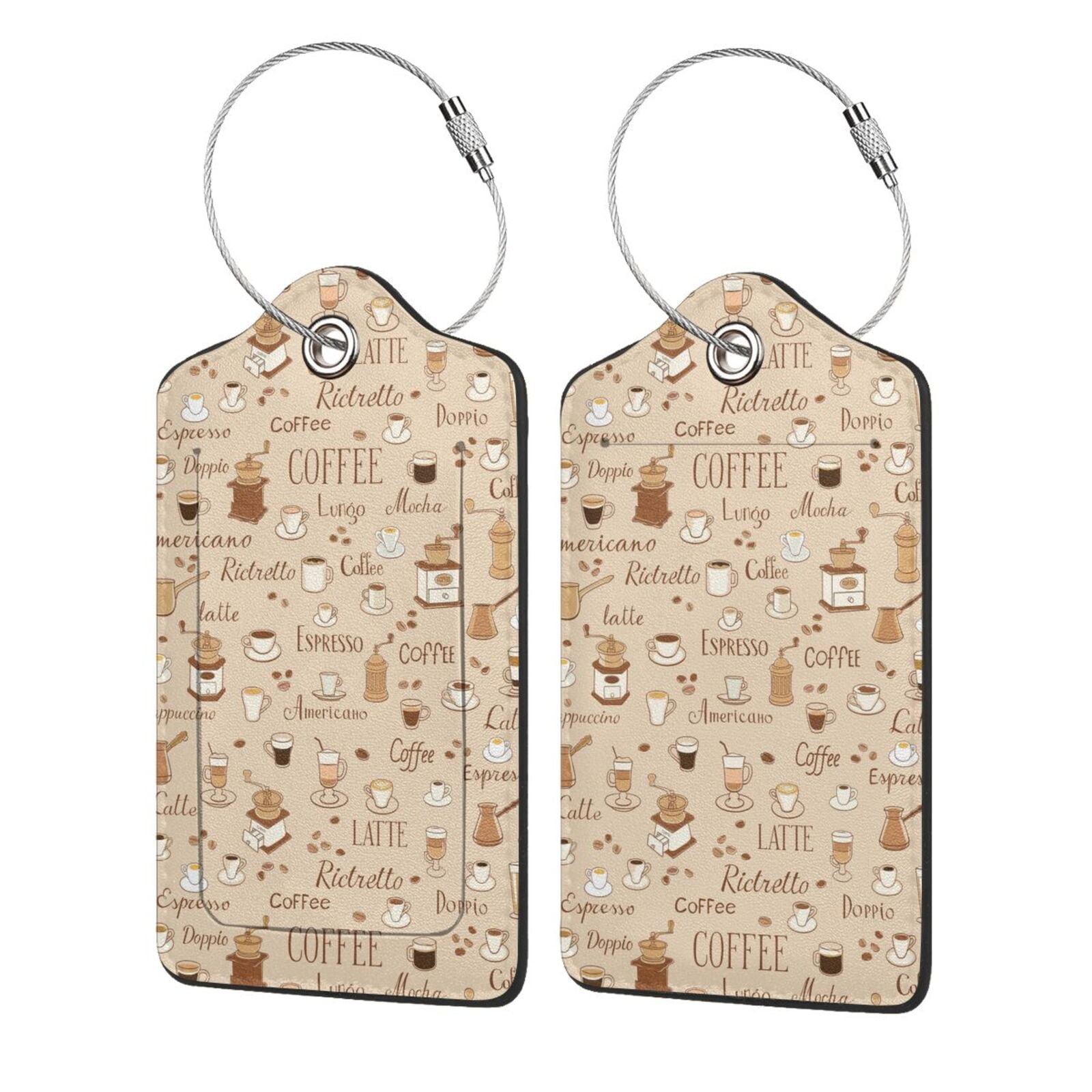 Ocsxa 1 Luggage Tag For Suitcases Leather Privacy Cover Id Label With ...
