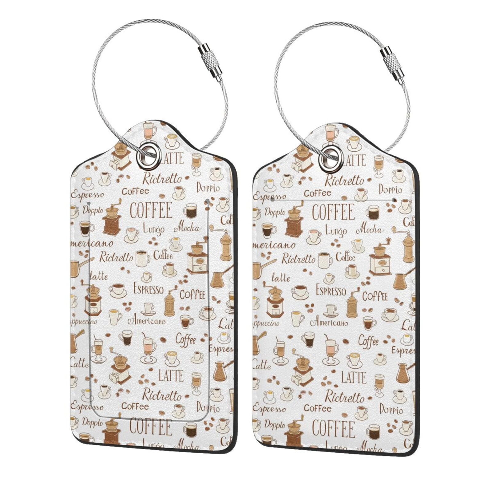 Ocsxa 1 Luggage Tag For Suitcases Leather Privacy Cover Id Label With ...