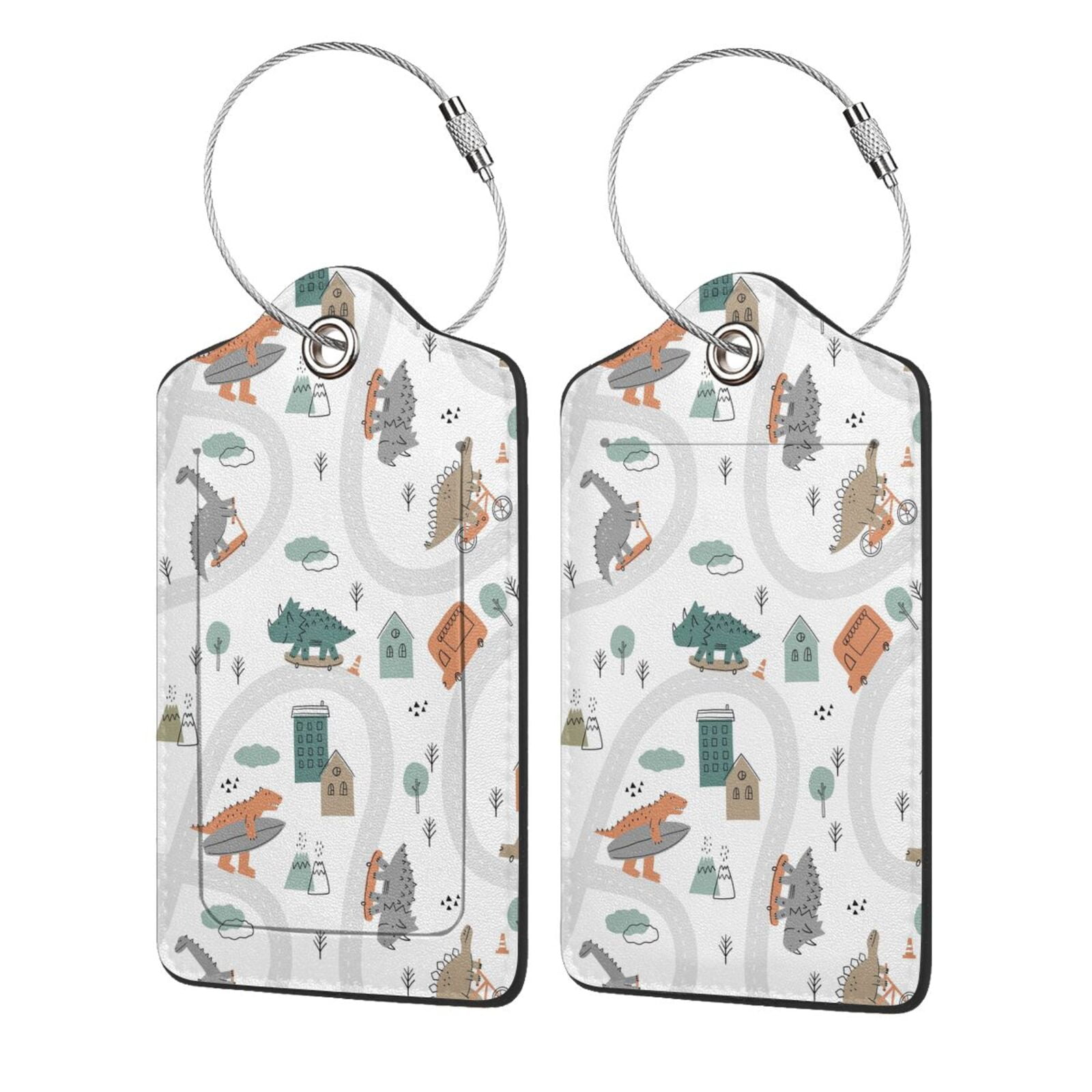 Ocsxa 1 Luggage Tag For Suitcases Leather Privacy Cover Id Label With ...