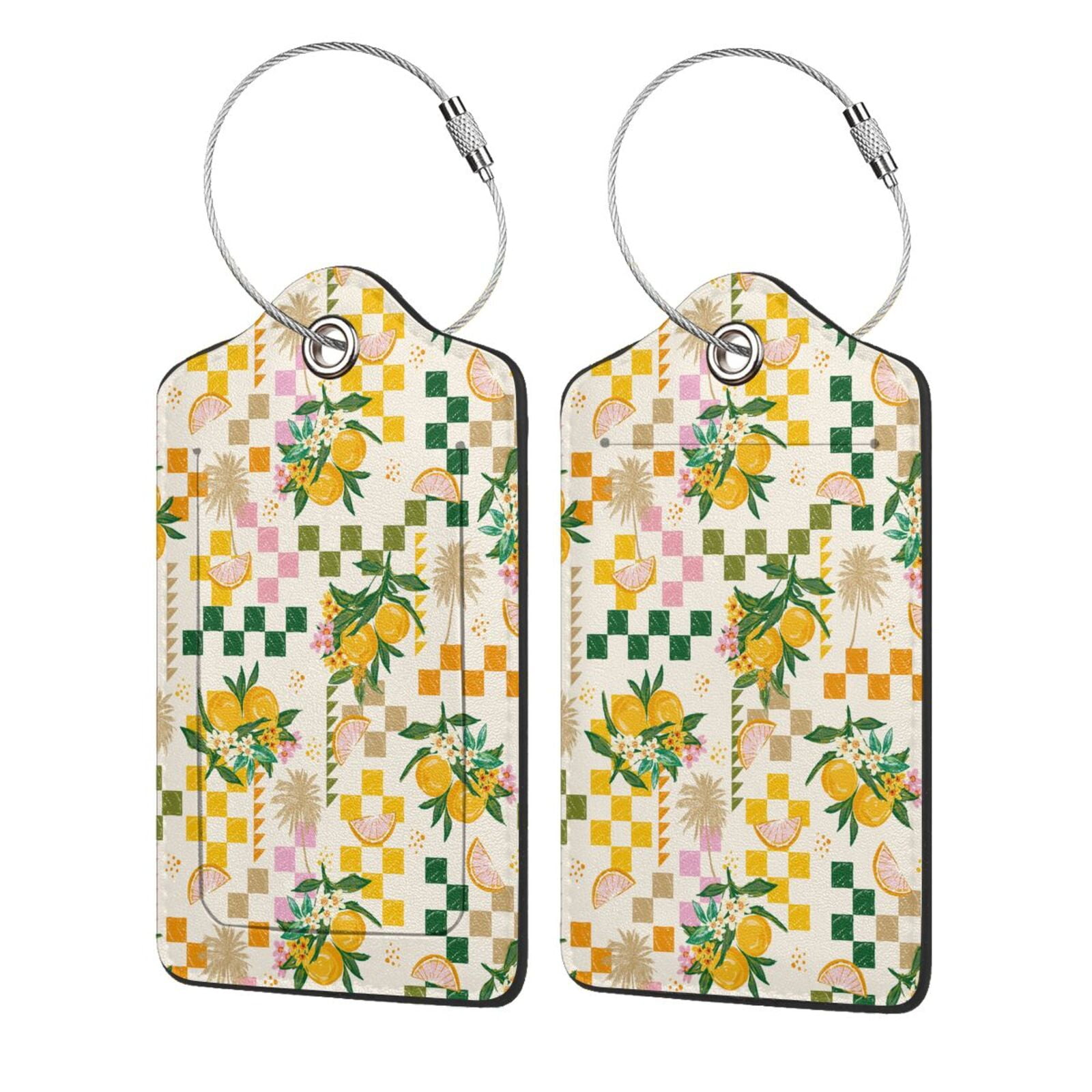 Ocsxa 1 Luggage Tag For Suitcases Leather Privacy Cover Id Label With ...