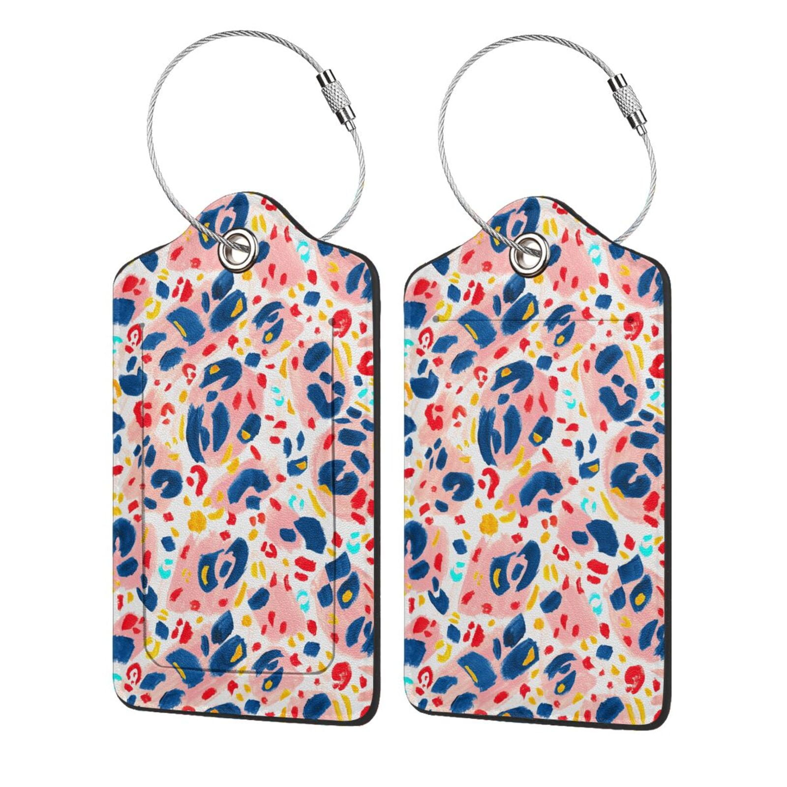 Ocsxa 1 Luggage Tag For Suitcases Leather Privacy Cover Id Label With ...