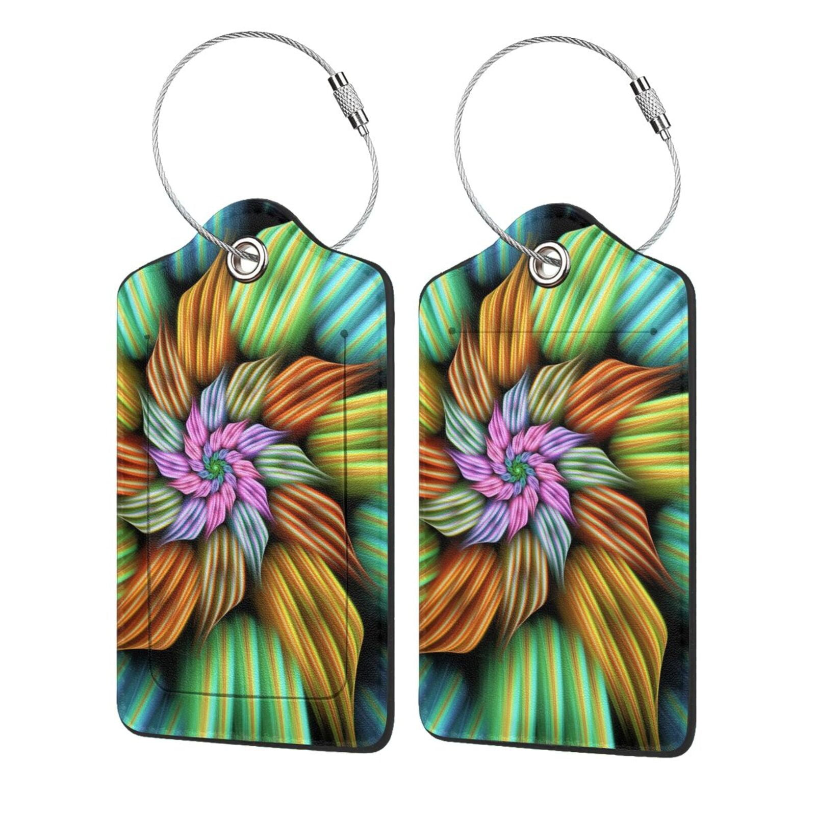 Ocsxa 1 Luggage Tag For Suitcases Leather Privacy Cover Id Label With ...