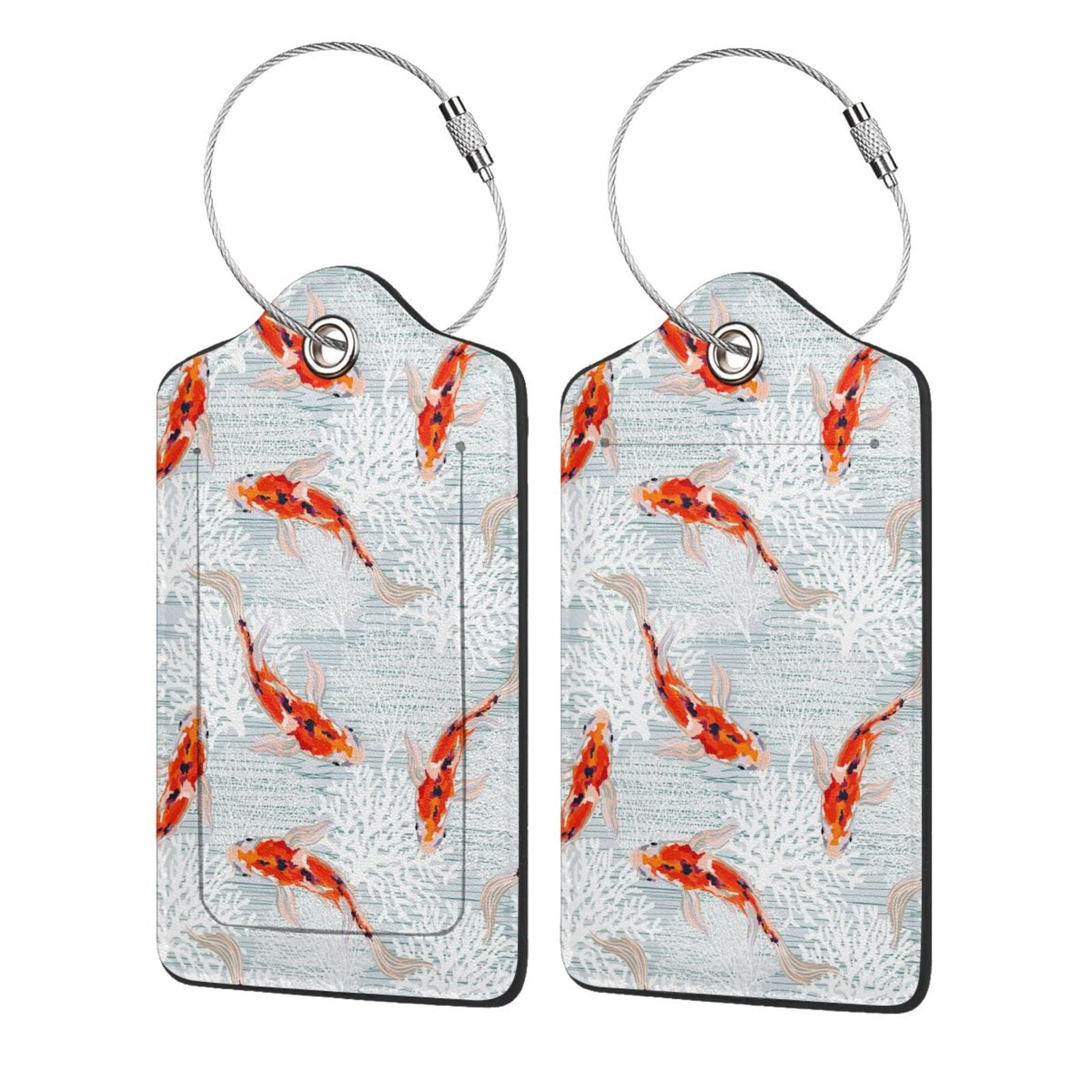 Ocsxa 1 Luggage Tag For Suitcases Leather Privacy Cover Id Label With ...