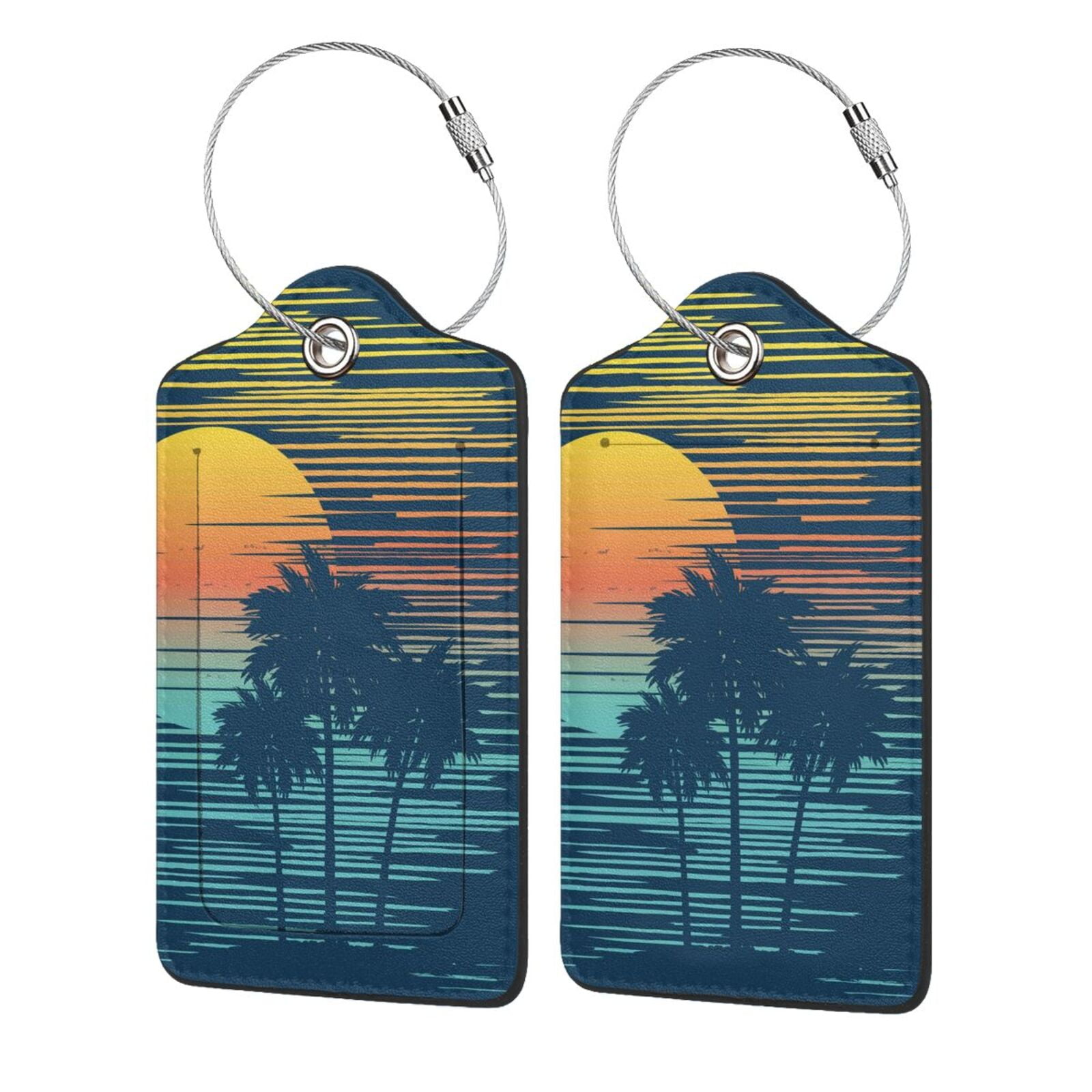 Ocsxa 1 Luggage Tag For Suitcases Leather Privacy Cover Id Label With ...