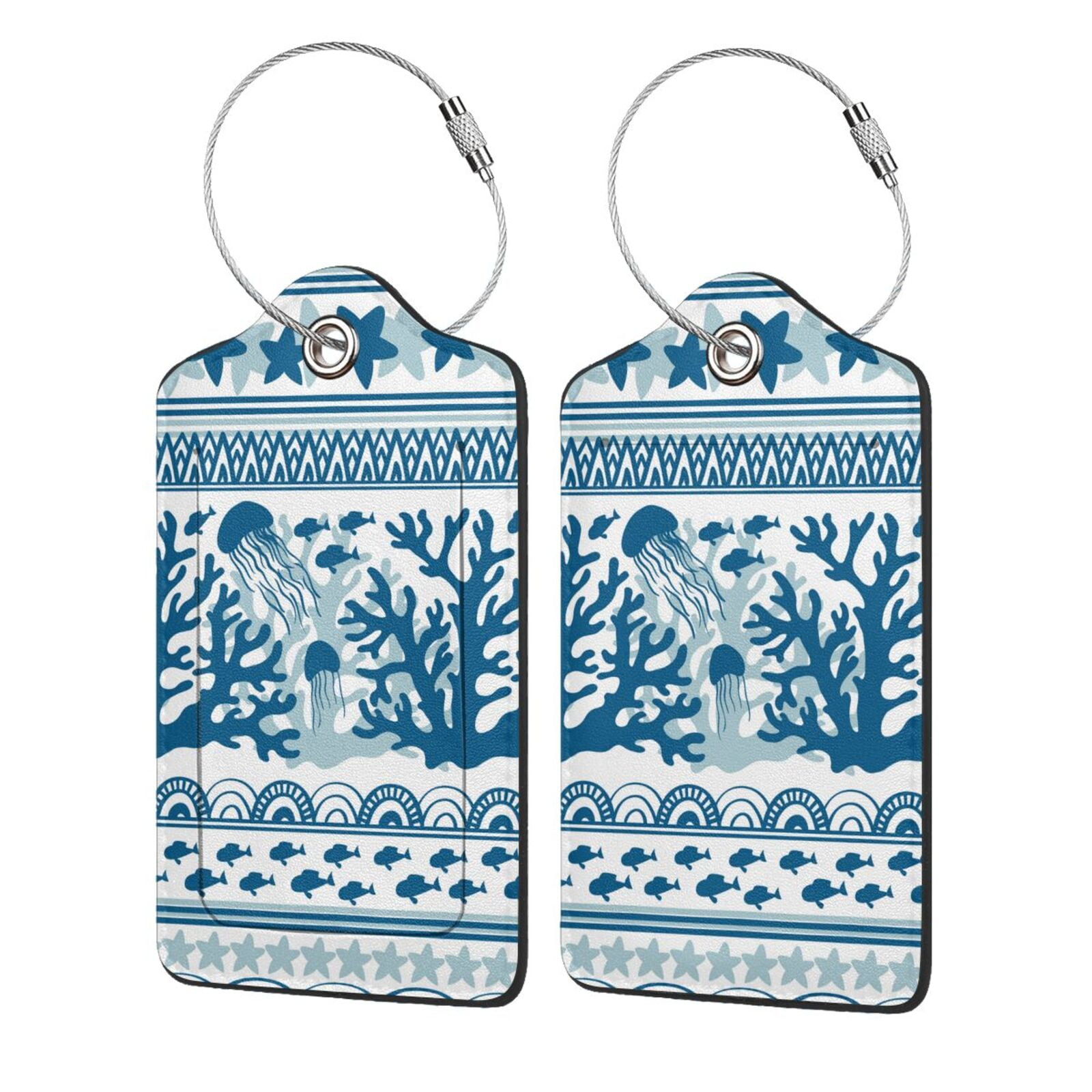 Ocsxa 1 Luggage Tag For Suitcases Leather Privacy Cover Id Label With ...