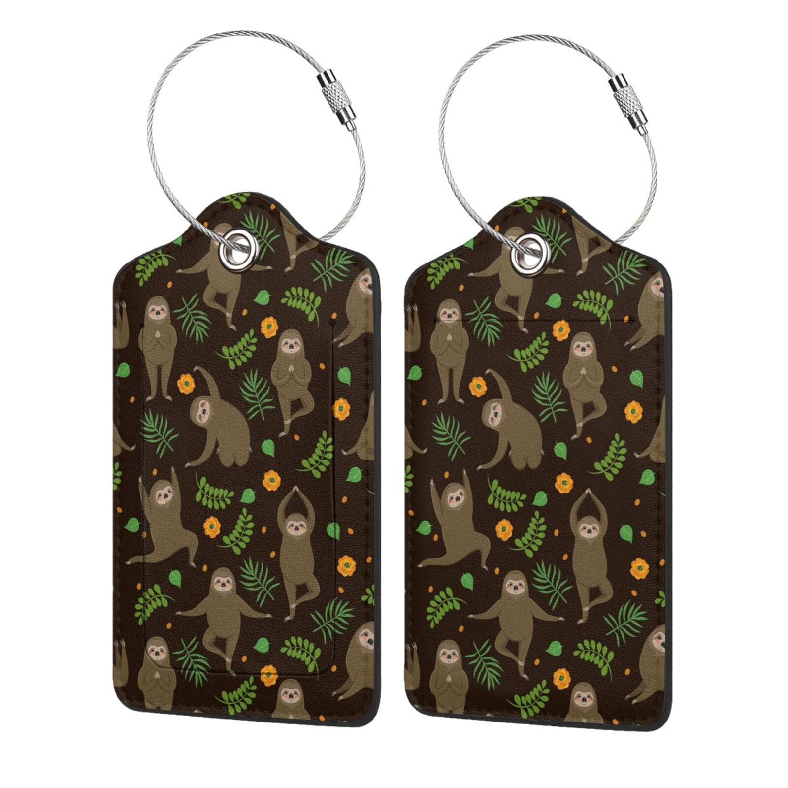 Ocsxa 1 Luggage Tag For Suitcases Leather Privacy Cover Id Label With ...