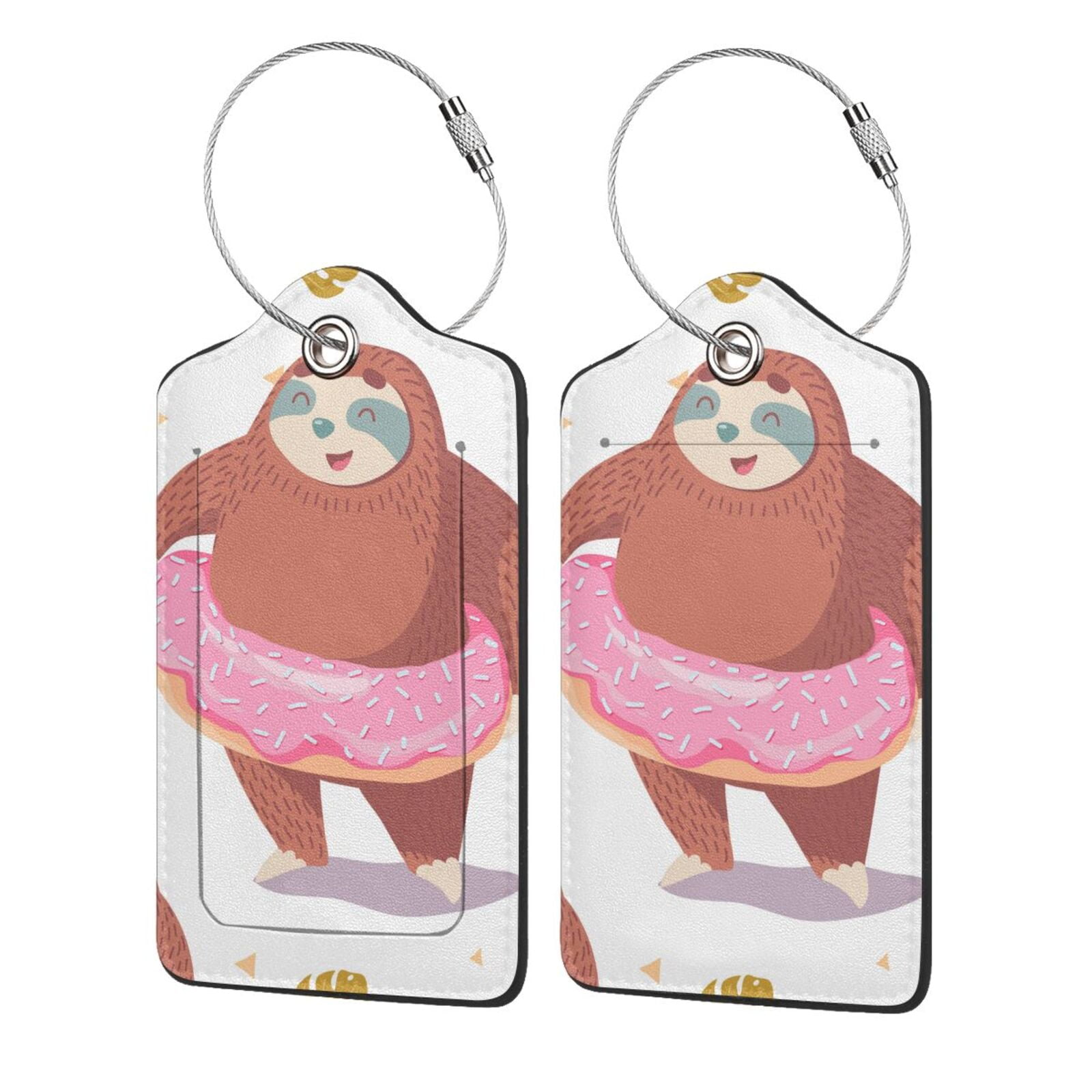 Ocsxa 1 Luggage Tag For Suitcases Leather Privacy Cover Id Label With ...