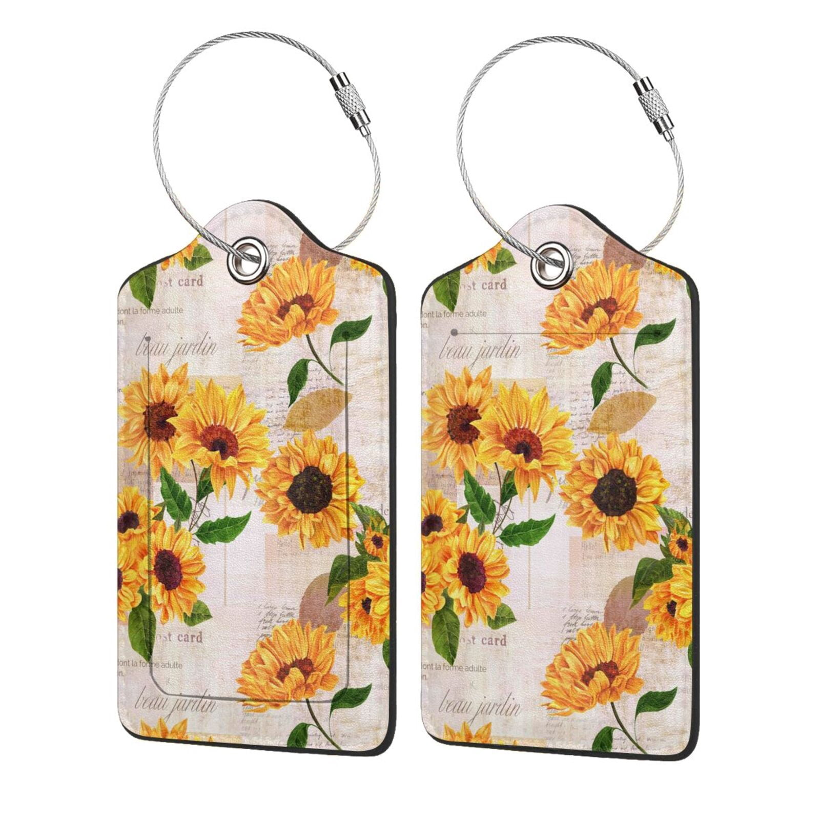 Ocsxa 1 Luggage Tag For Suitcases Leather Privacy Cover Id Label With ...