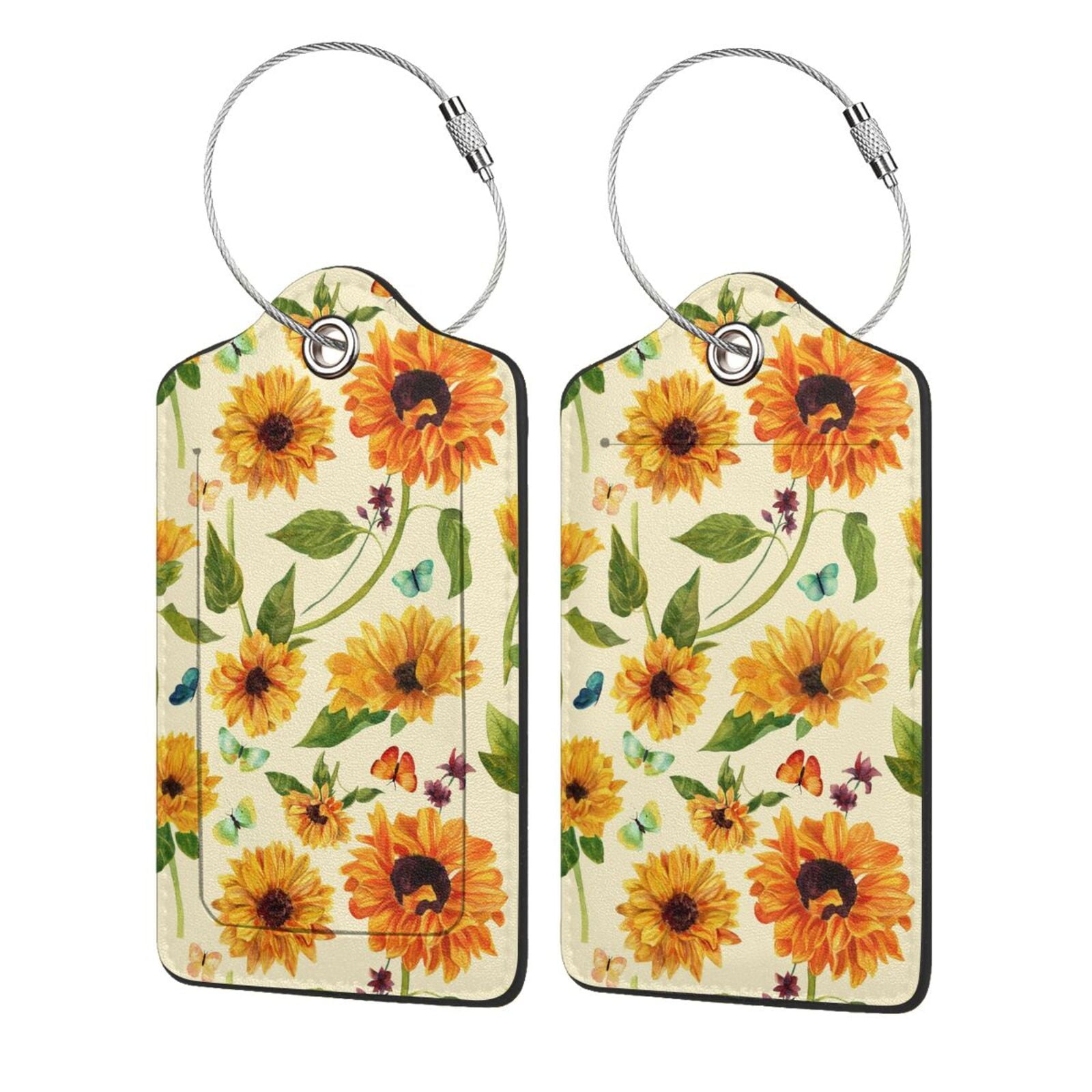 Ocsxa 1 Luggage Tag For Suitcases Leather Privacy Cover Id Label With ...