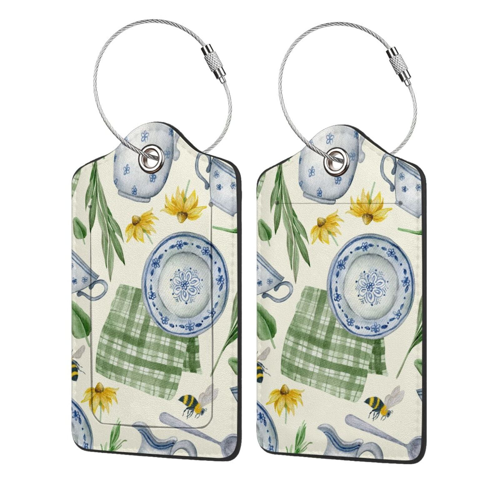 Ocsxa 1 Luggage Tag For Suitcases Leather Privacy Cover Id Label With ...