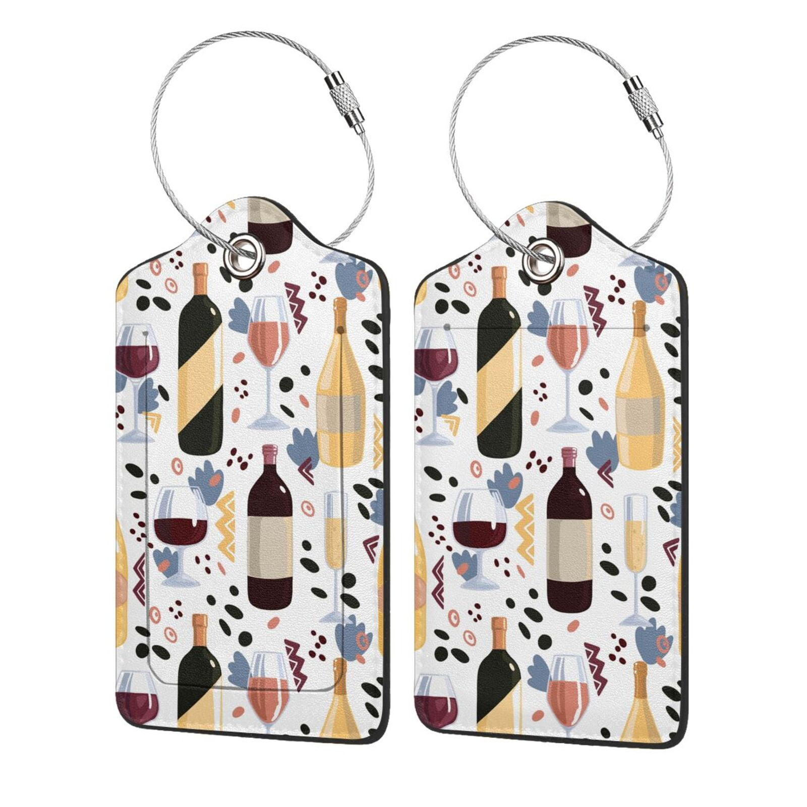 Ocsxa 1 Luggage Tag For Suitcases Leather Privacy Cover Id Label With ...