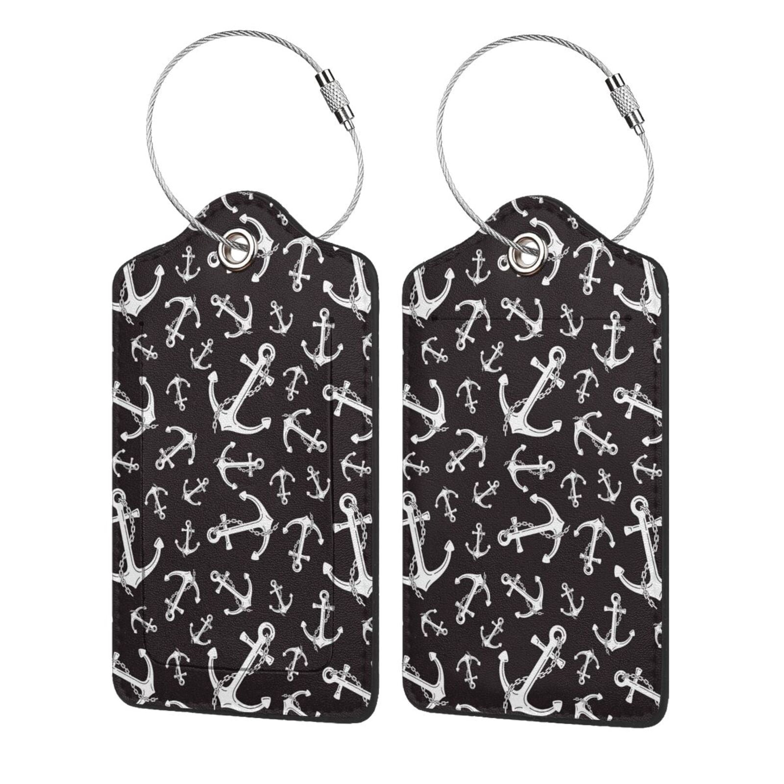 Ocsxa 1 Luggage Tag for Suitcases Leather Privacy Cover ID Label with ...