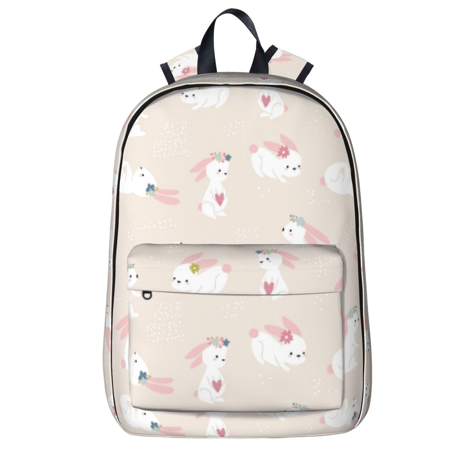 Ocsxa Beautiful Rabbit Print School Backpack, Fits 15.6 Inch Laptop Bag ...