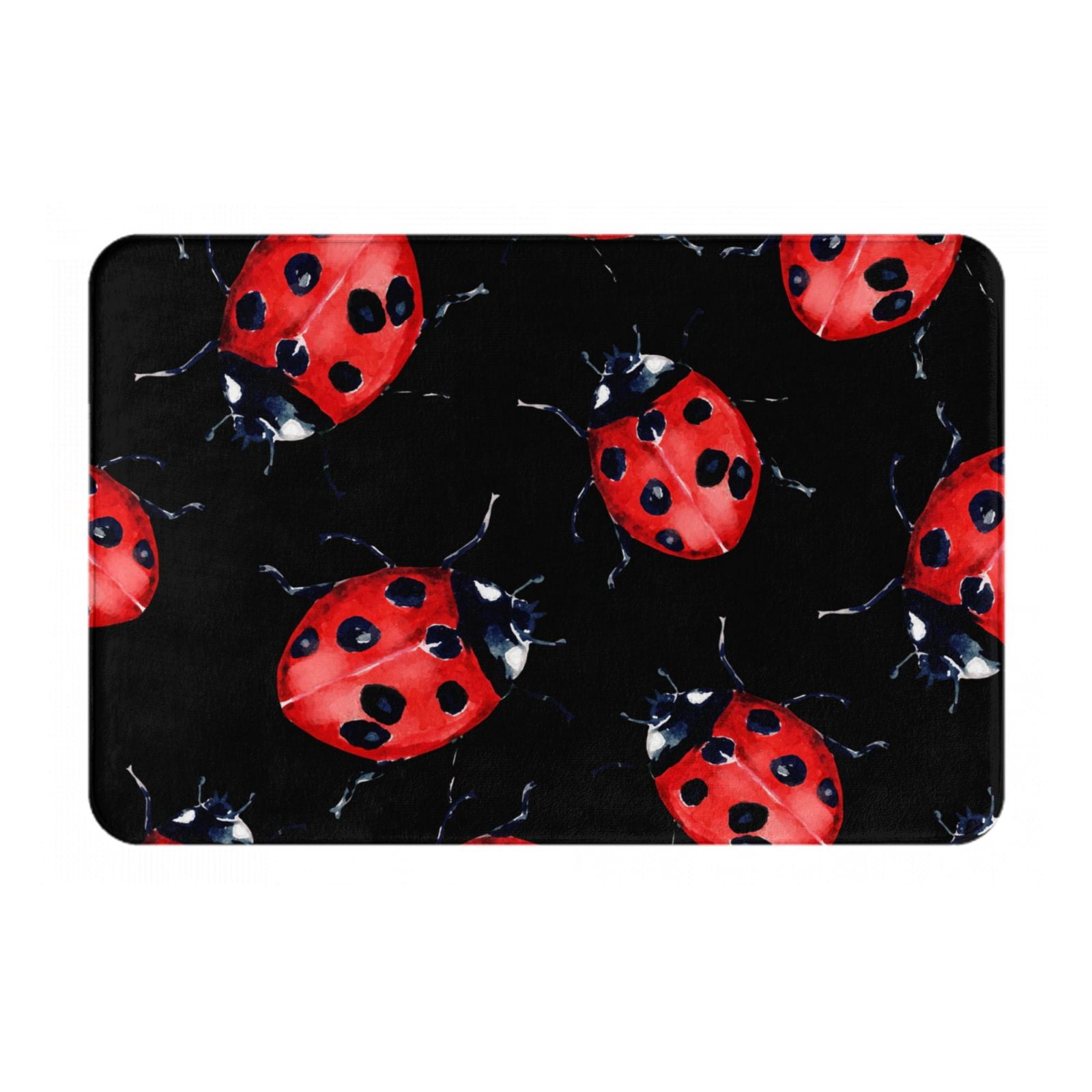 Ocsxa Beautiful Red Ladybug Door Mat 16"X24", Indoor/Outdoor Mat, Front ...