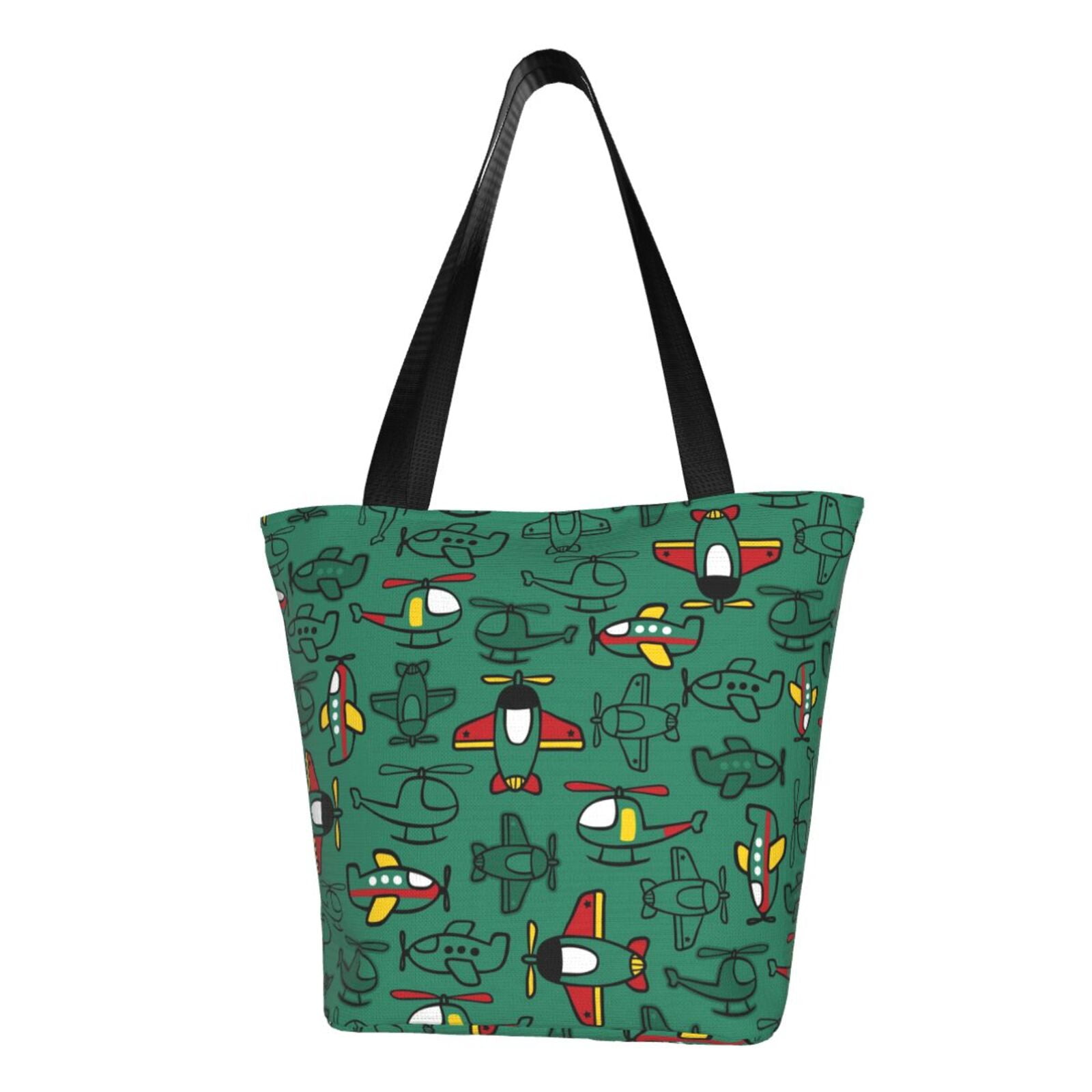 Ocsxa Canvas Tote Bag With Zipper,Durable Portable Reusable Canvas Tote ...
