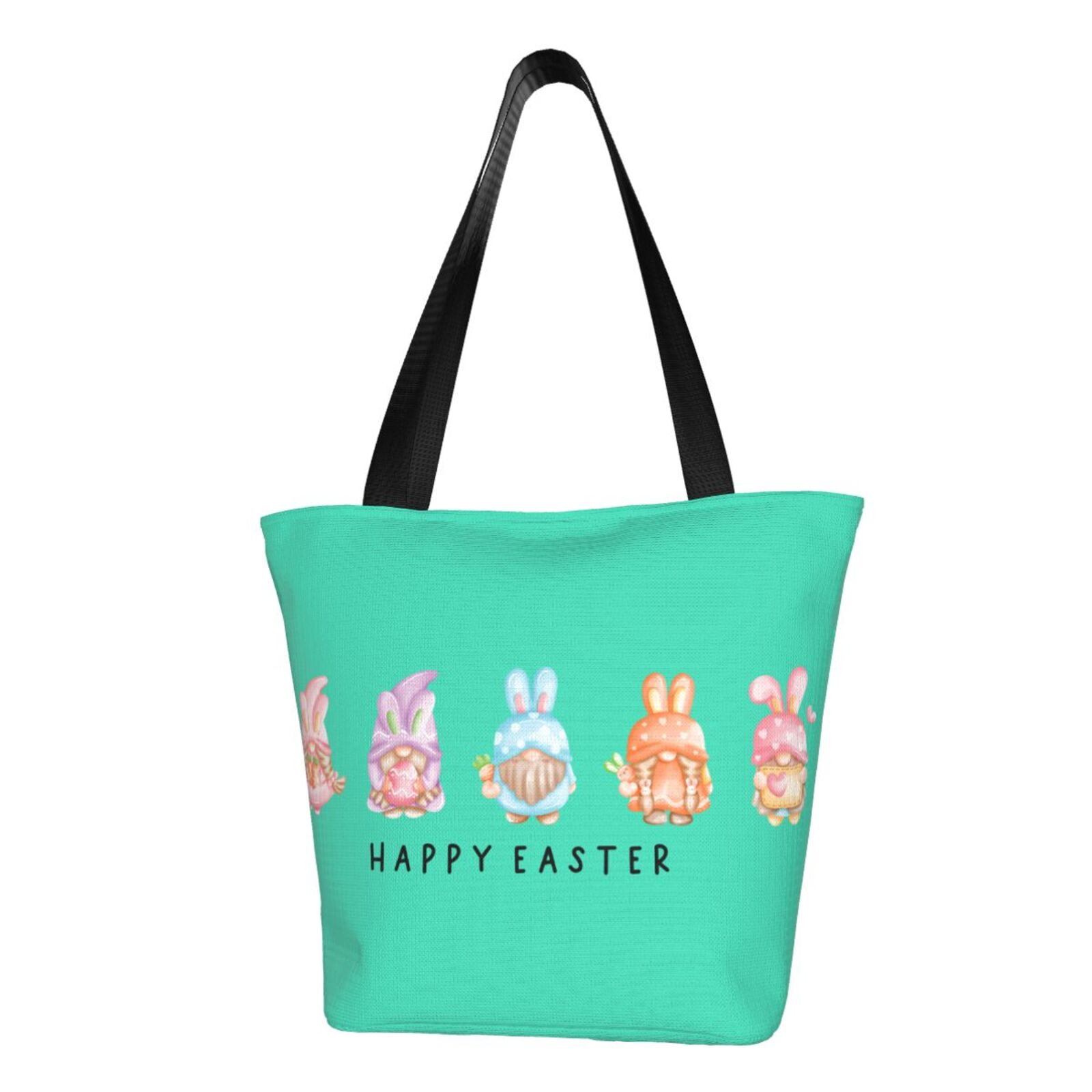 Ocsxa Canvas Tote Bag With Zipper,Durable Portable Reusable Canvas Tote ...