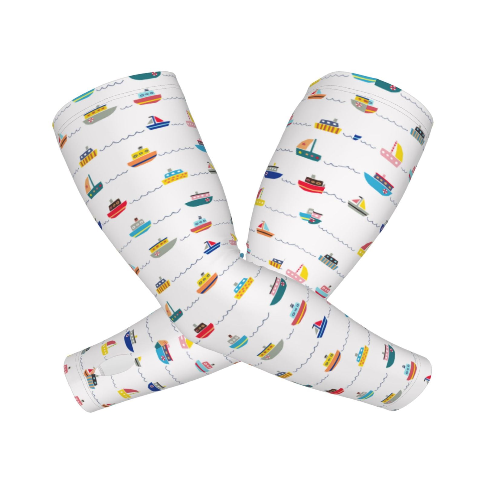 Ocsxa Color Ships Print Unisex UV Sun Protection Arm Sleeves,UPF 50 ...