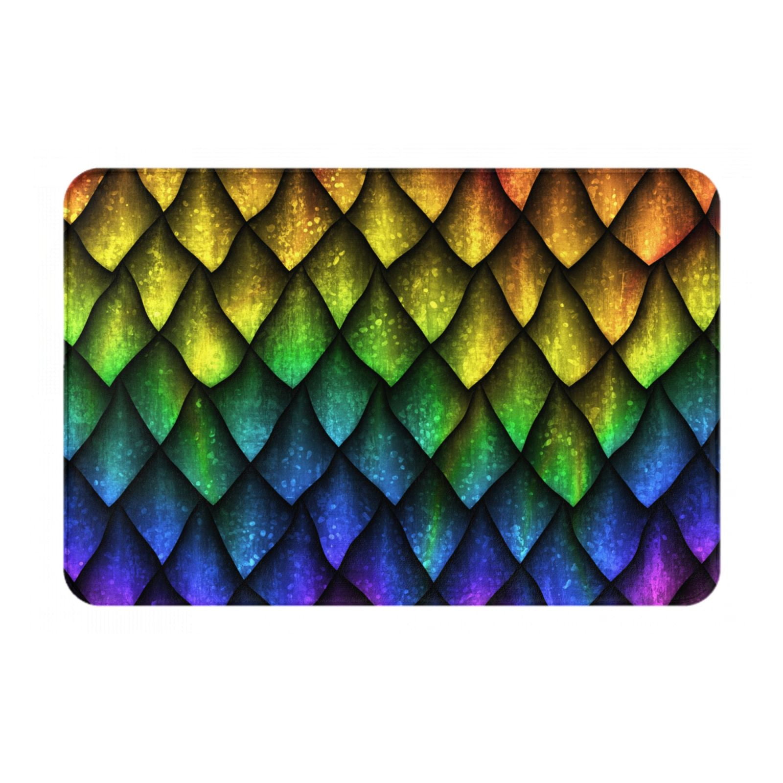 Ocsxa Dragon Scales Door Mat 16"X24", Indoor/Outdoor Mat, Front Door ...