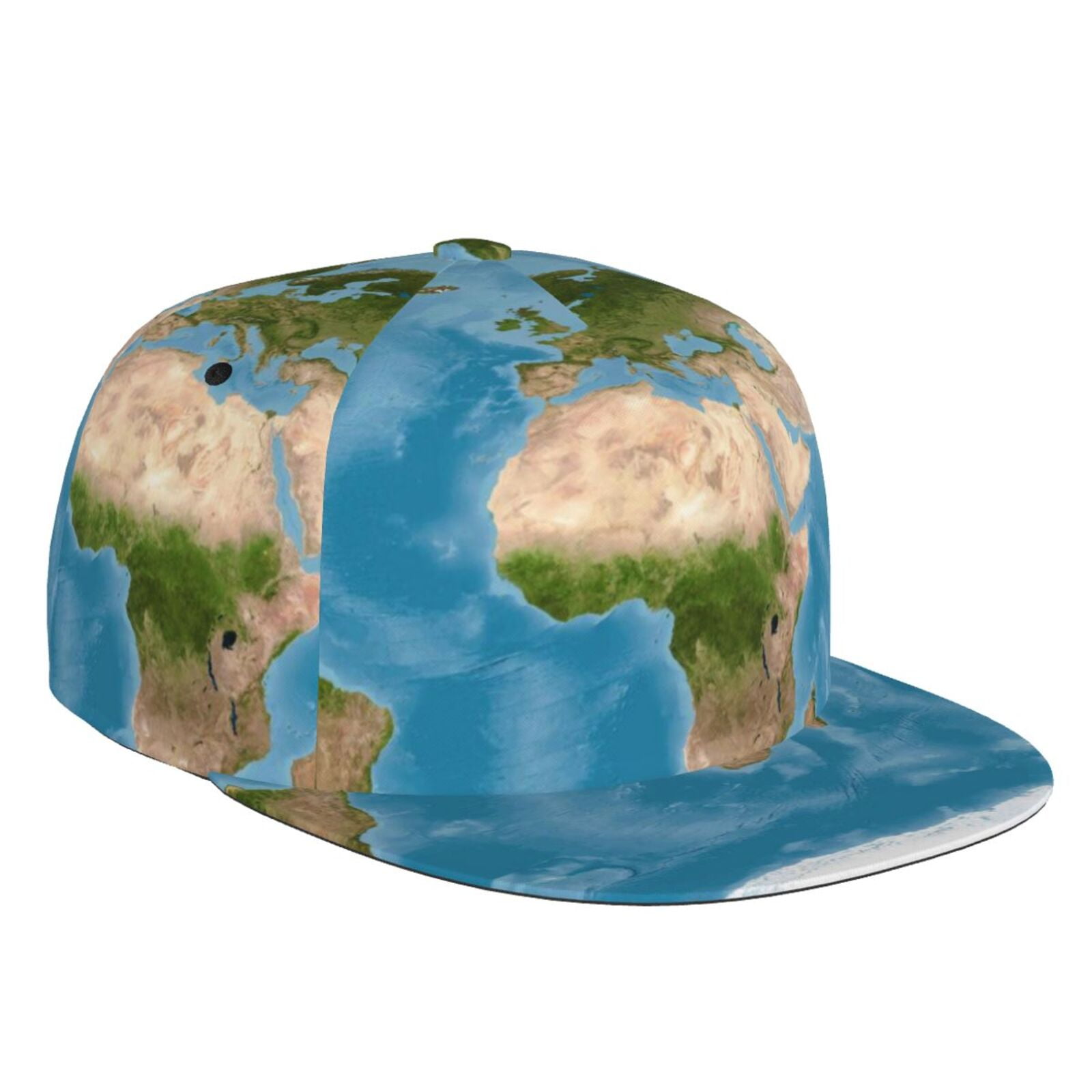 Ocsxa Earth View World Map Men Women Adjustable Baseball Cap ...