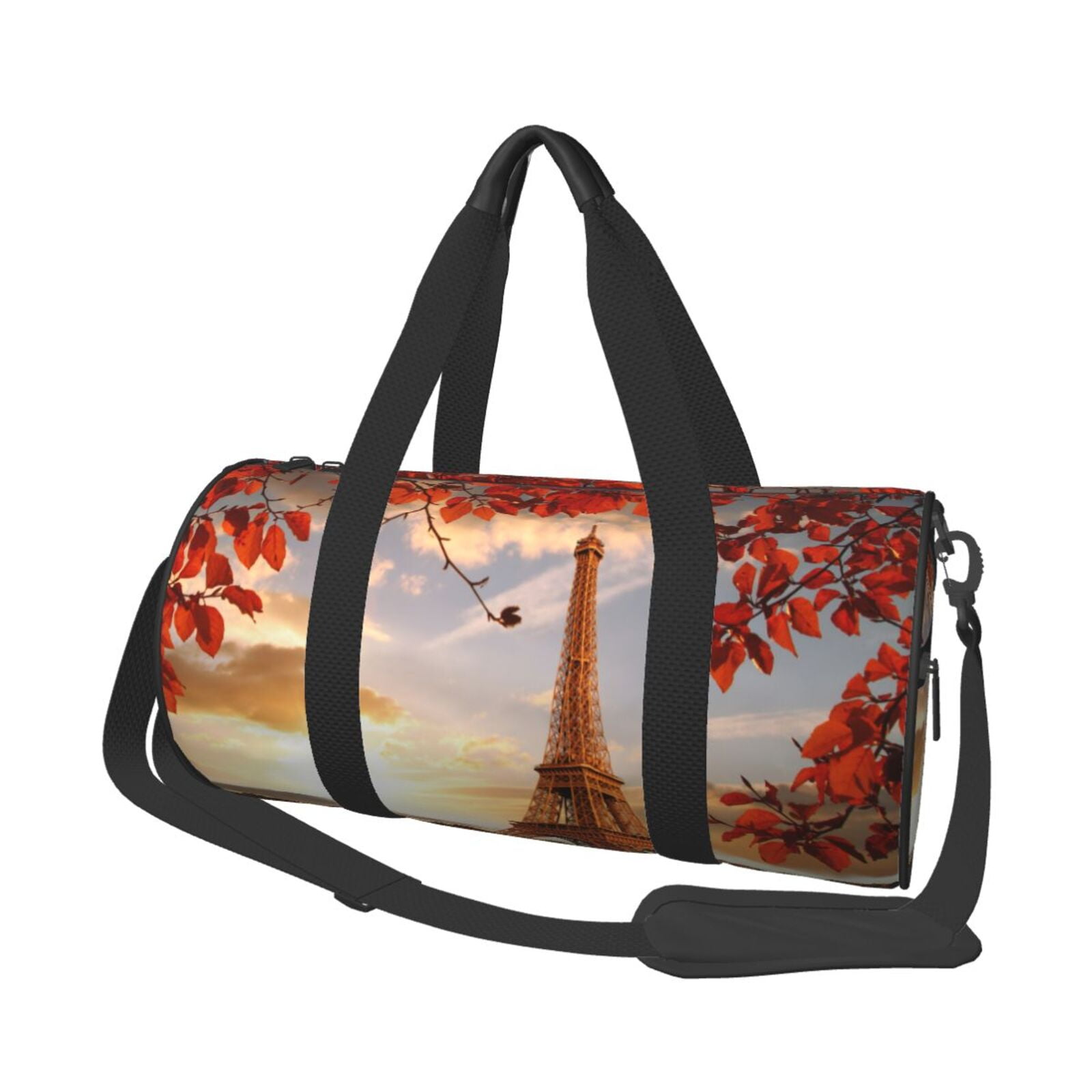 Ocsxa Eiffel Tower Print Gym Bag Womens Mens Travel Duffel Bag For ...