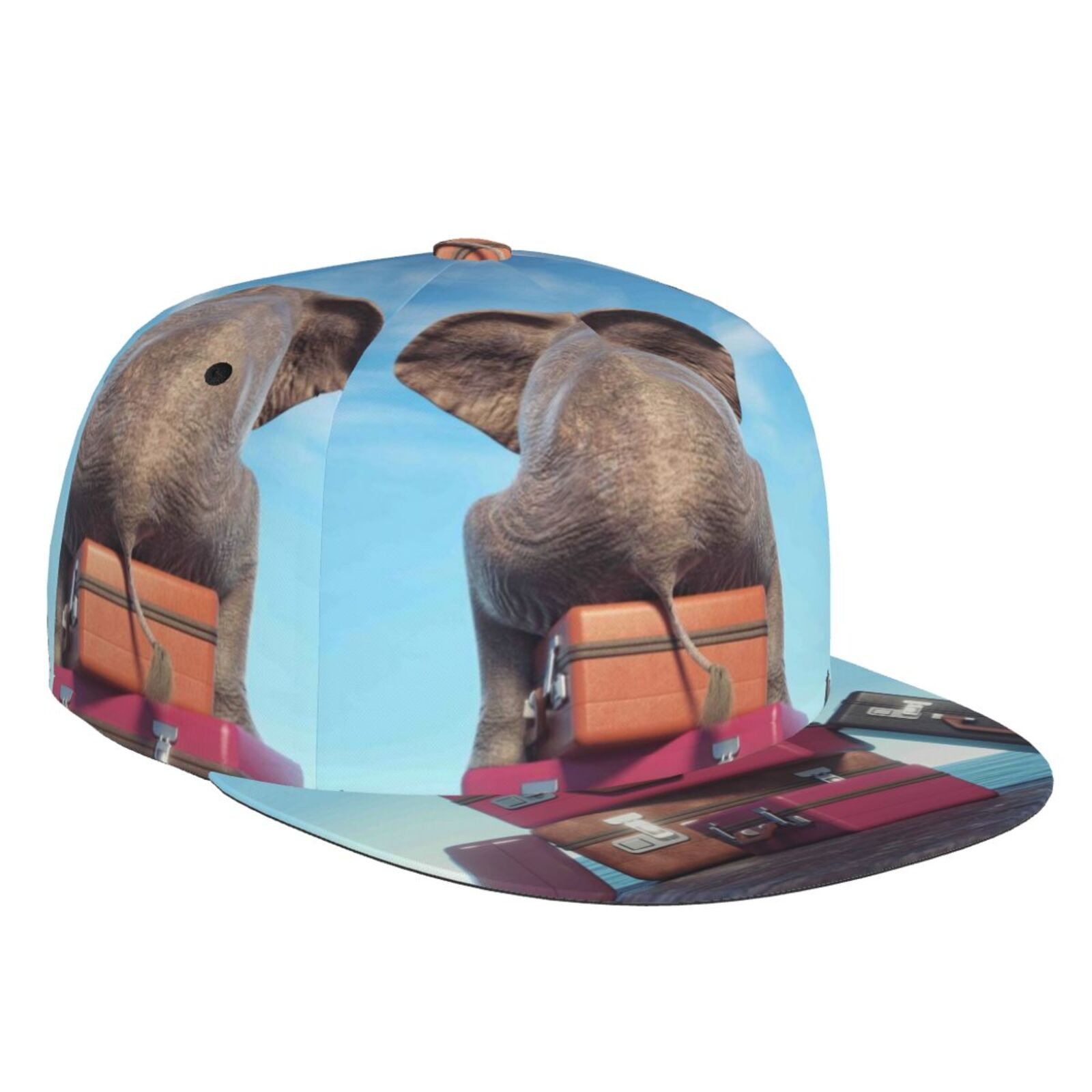 Ocsxa Elephant Sits On A Stack Men Women Adjustable Baseball Cap ...