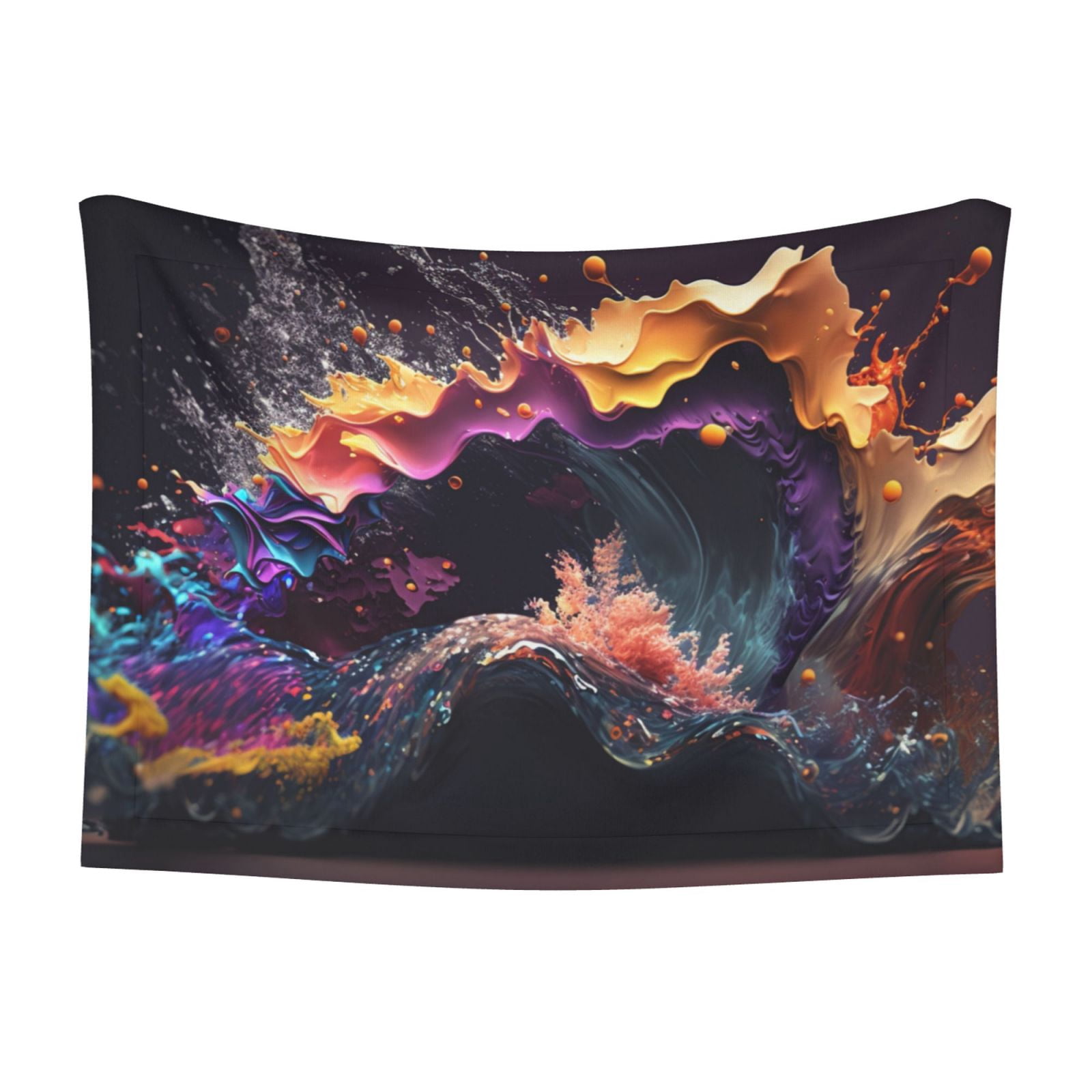 Ocsxa Explosive Fluid Splash Art Print Double-Sided Pet Blanket,Fleece ...