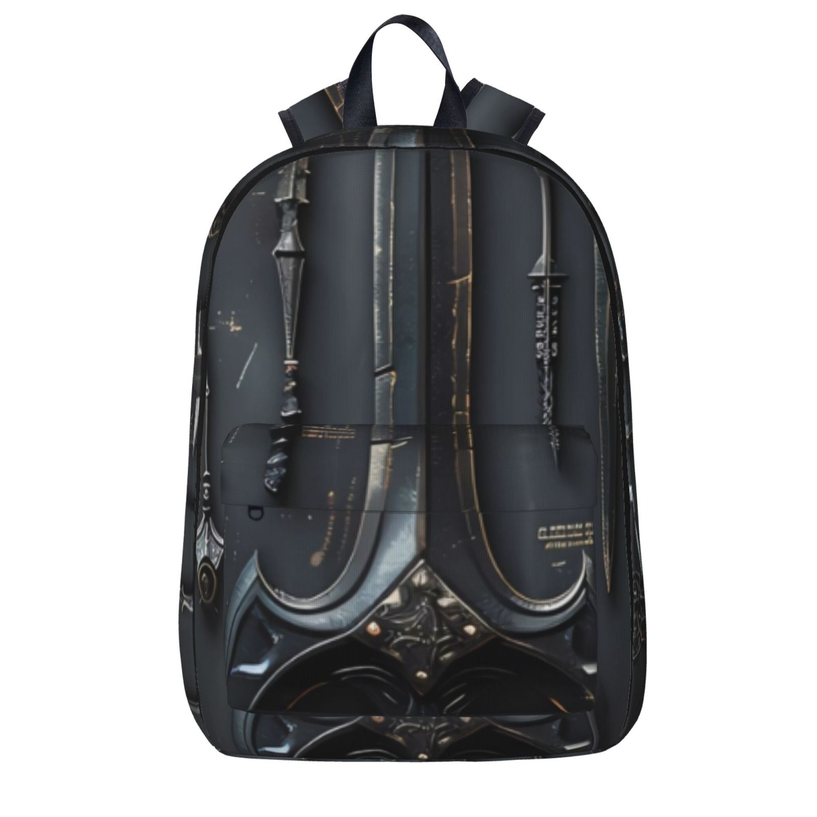 Ocsxa Fantasy Medieval Weaponry Print School Backpack, Fits 15.6 Inch ...