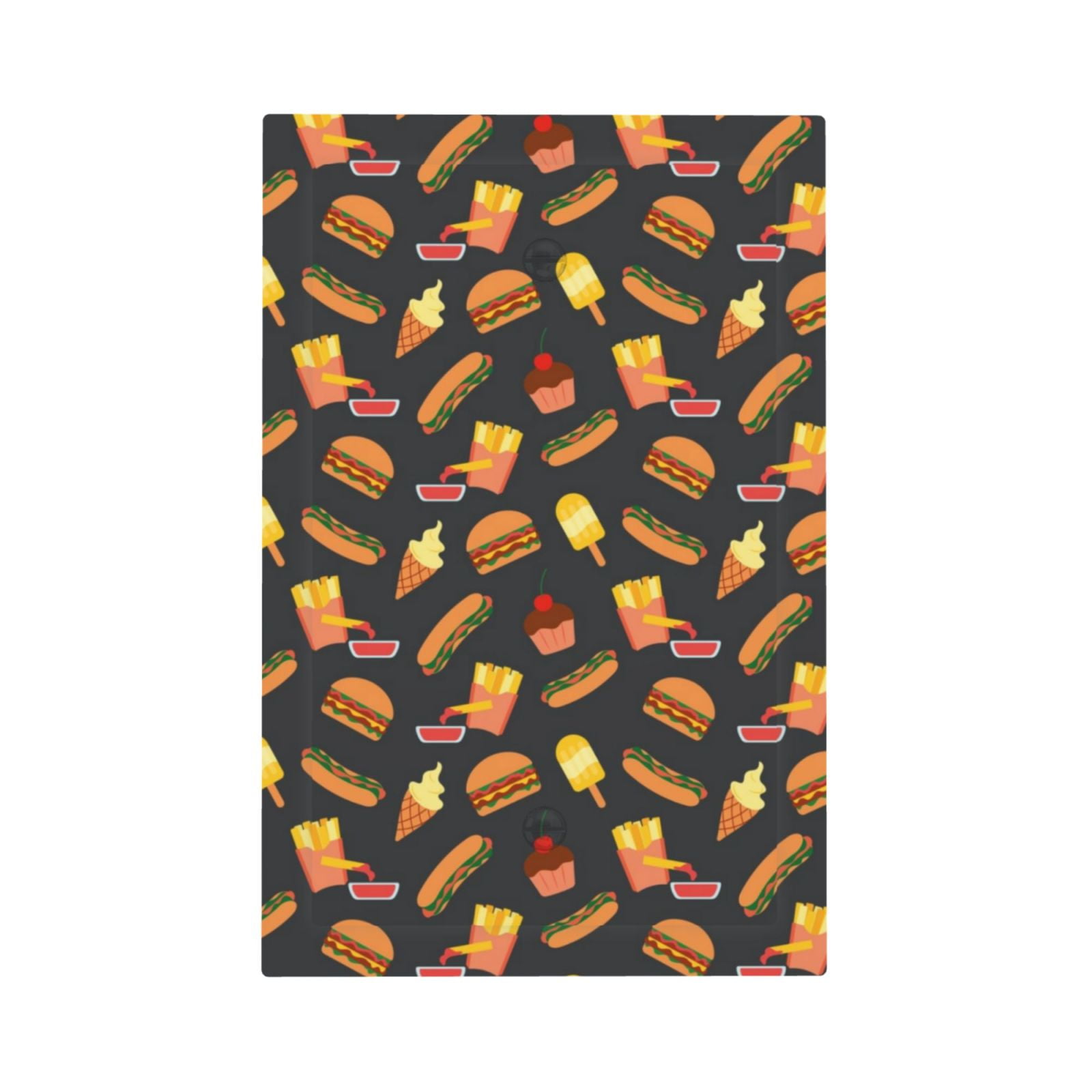 Ocsxa Fast Food Print Electrical Outlet Covers,Electric Receptacle Plug ...