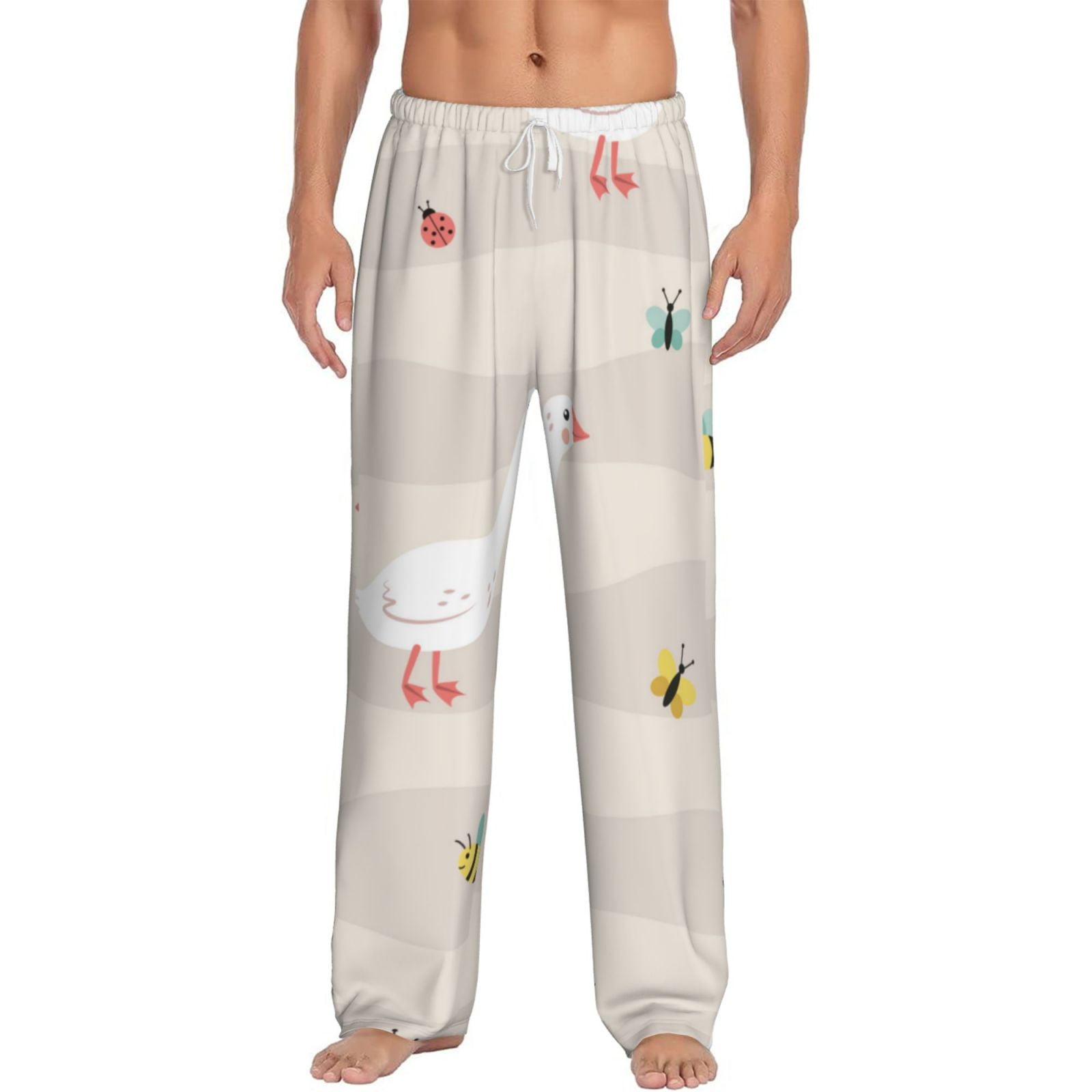 Ocsxa Funny Goose1 Print Adult Sleep Lounge Pajama Pants,Super Soft Men ...