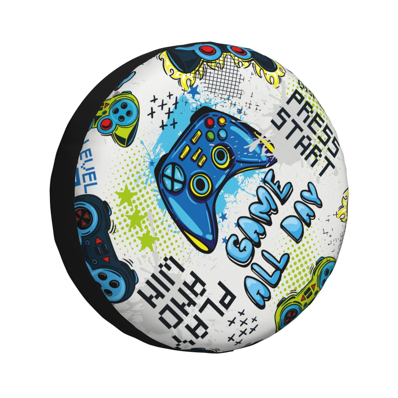 Ocsxa Game All Day Print Tire Cover 14-17 inch Wheel Protector Spare ...
