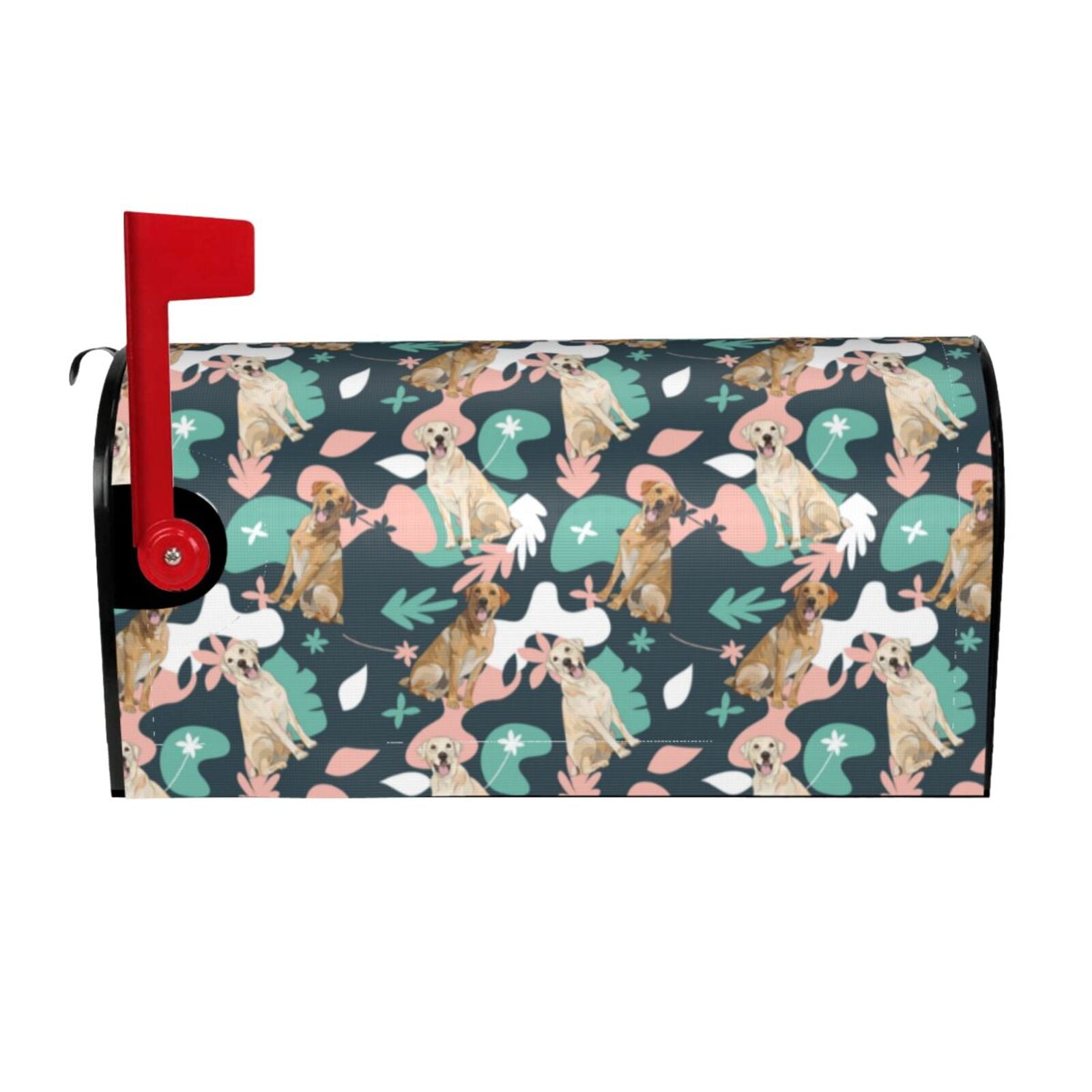Ocsxa Labrador Retriever Dog Print Mailbox Covers,Magnetic Mailbox ...