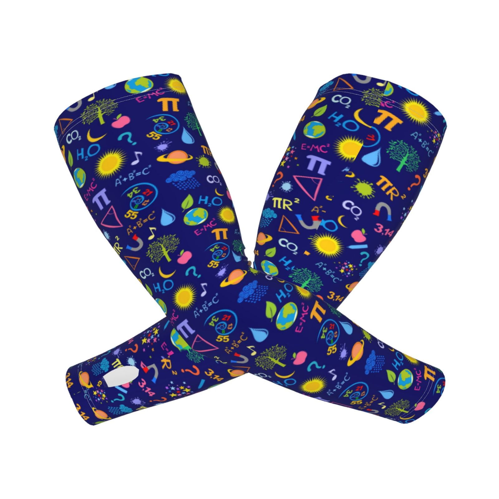 Ocsxa Mathematics And Chemistry Print Unisex UV Sun Protection Arm ...