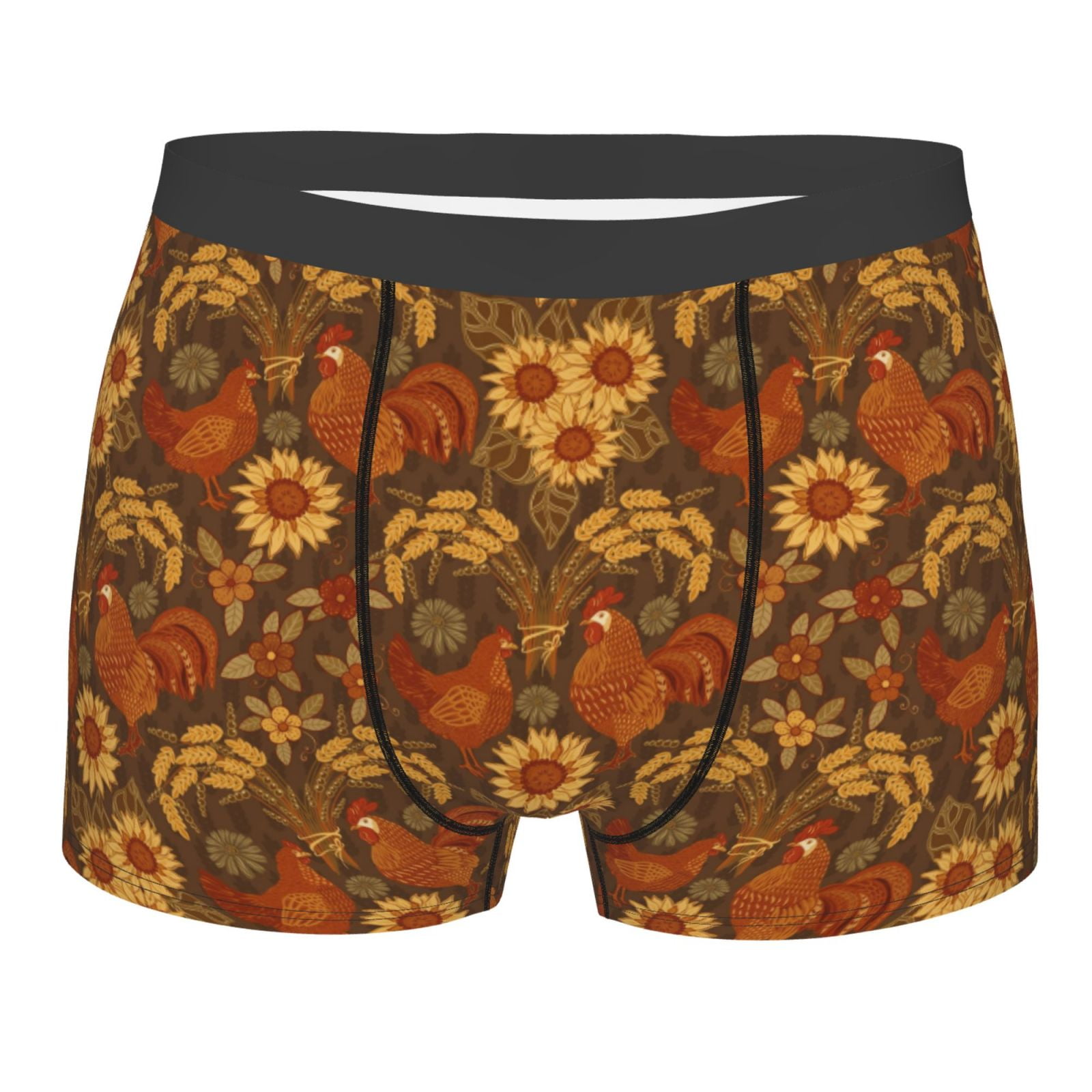 Ocsxa Men's Chicken And Rooster Boxer Briefs, Moisture Wicking ...