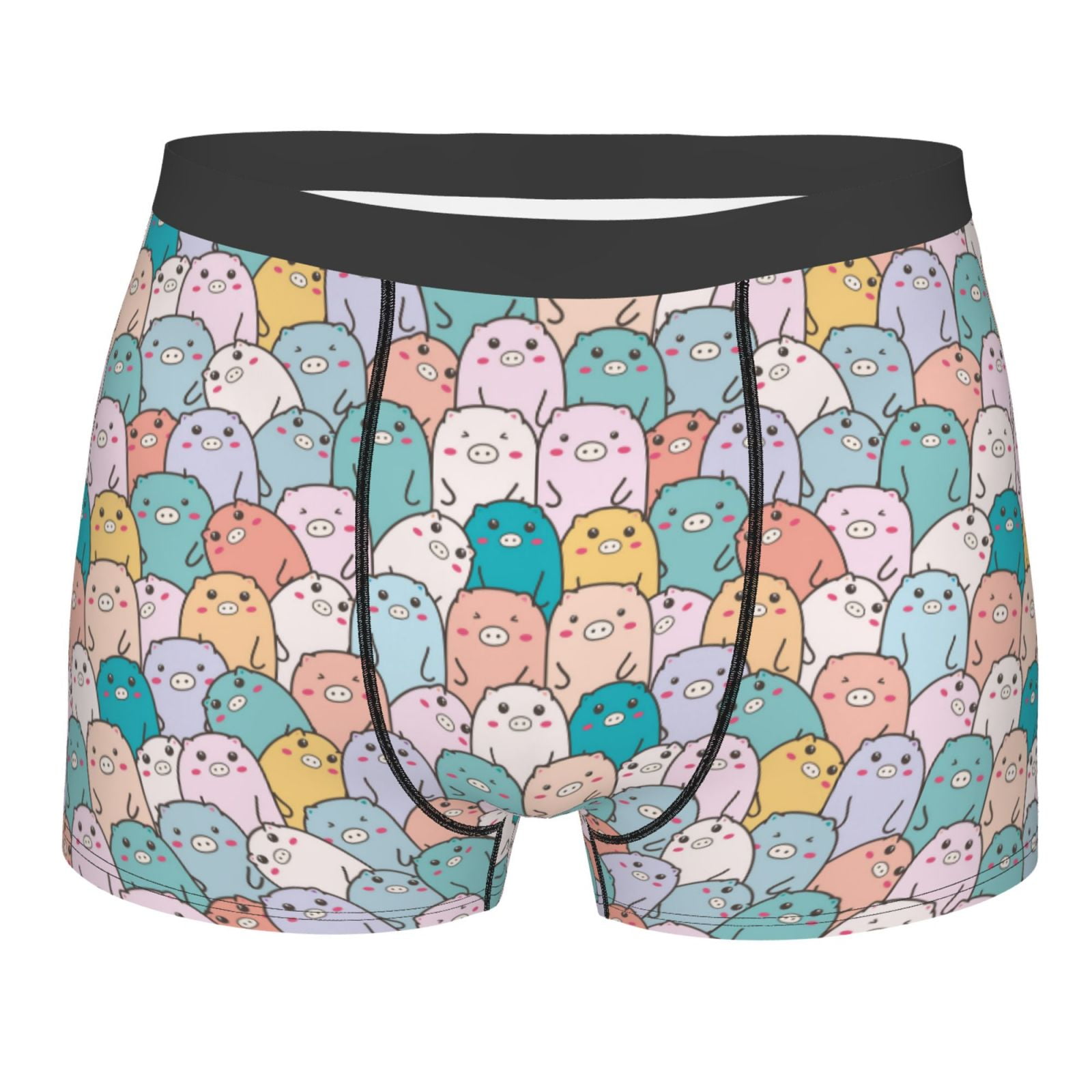 Ocsxa Men's Colorful Cute Pig Boxer Briefs, Moisture Wicking ...