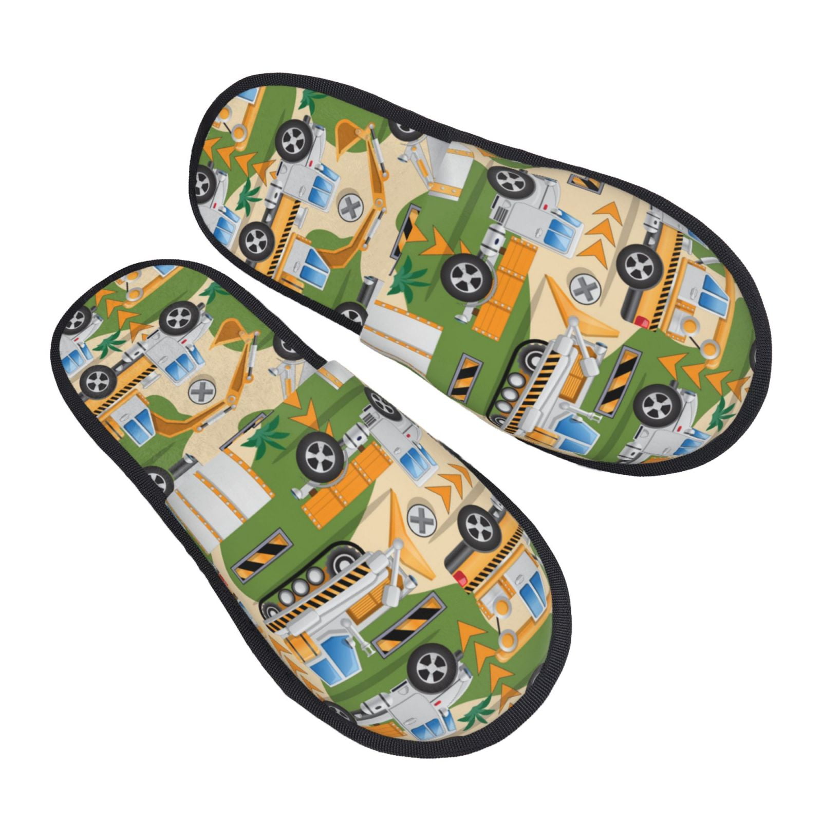 Ocsxa Mens Womens Cozy Memory Foam Scuff Slippers Slip On Warm House ...