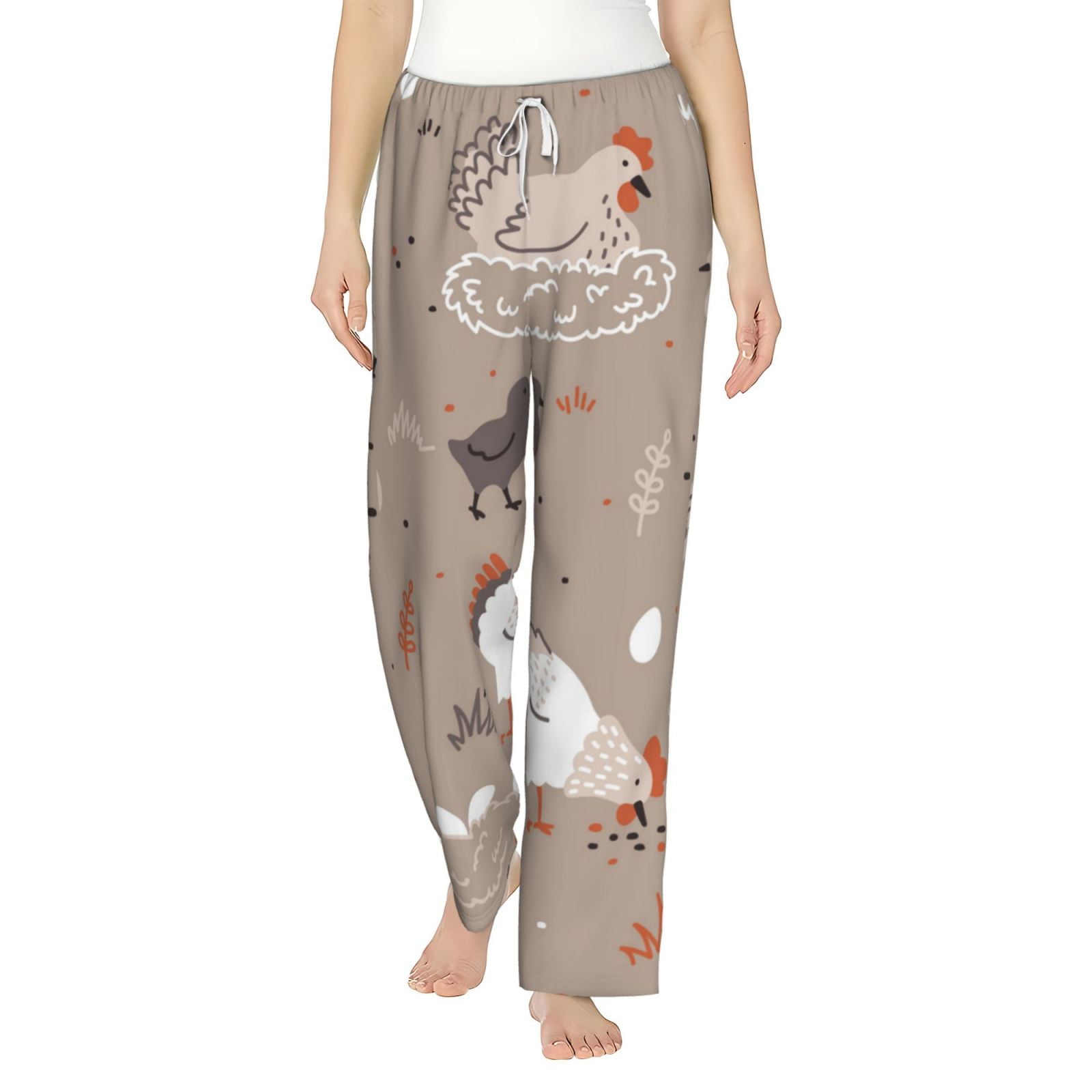 Ocsxa Pajamas Pants For Women,Chicken Pajama Pants With Pockets ...