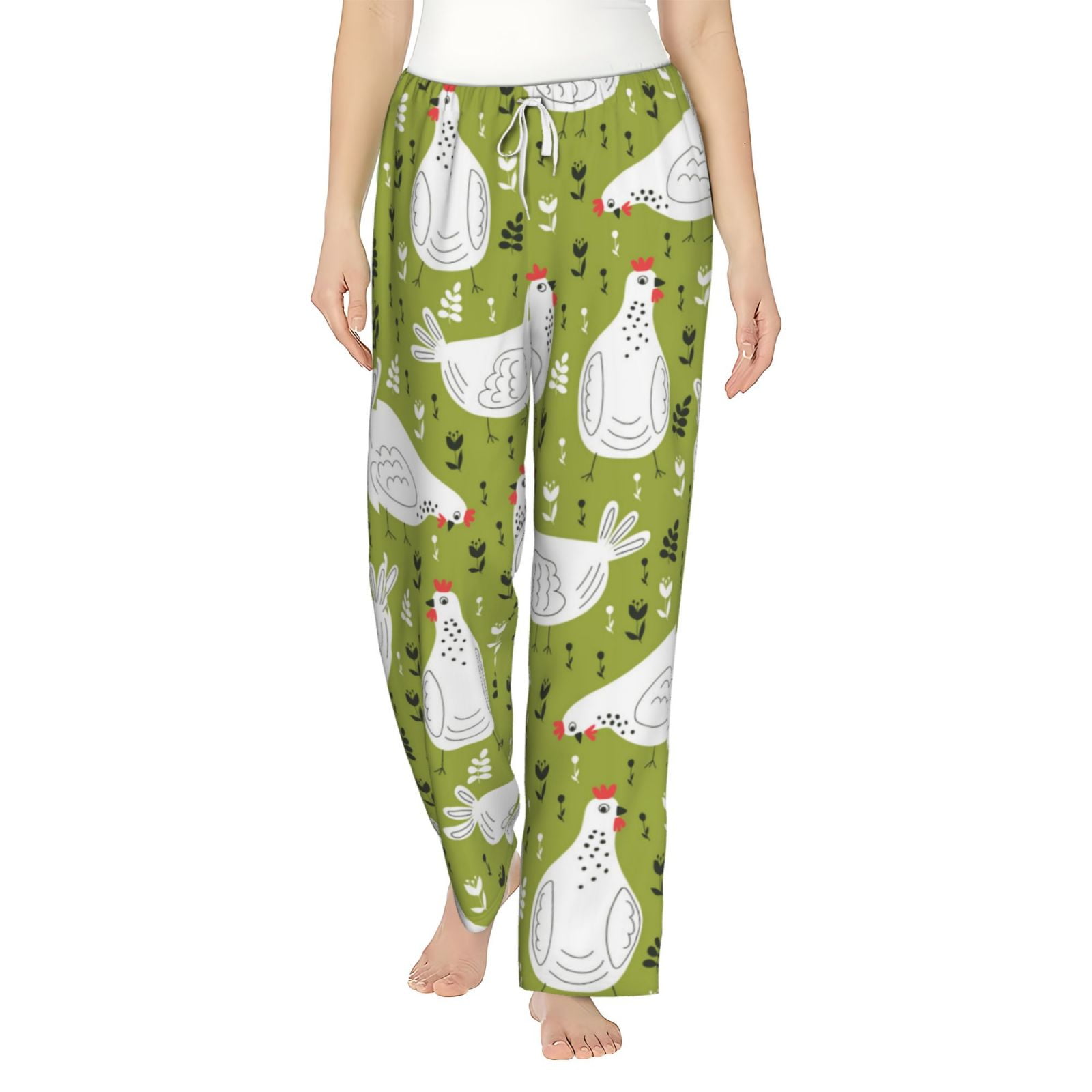 Ocsxa Pajamas Pants For Women,Lovely Chickens Pajama Pants With Pockets ...