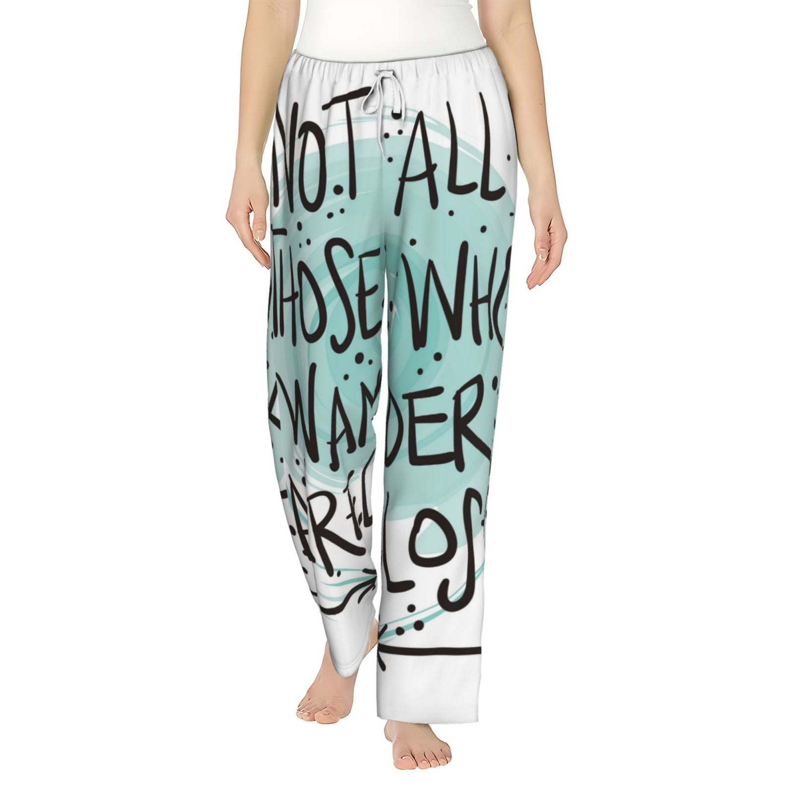 Ocsxa Pajamas Pants For Women,Not All Who Wander Are Lost1 Pajama Pants ...