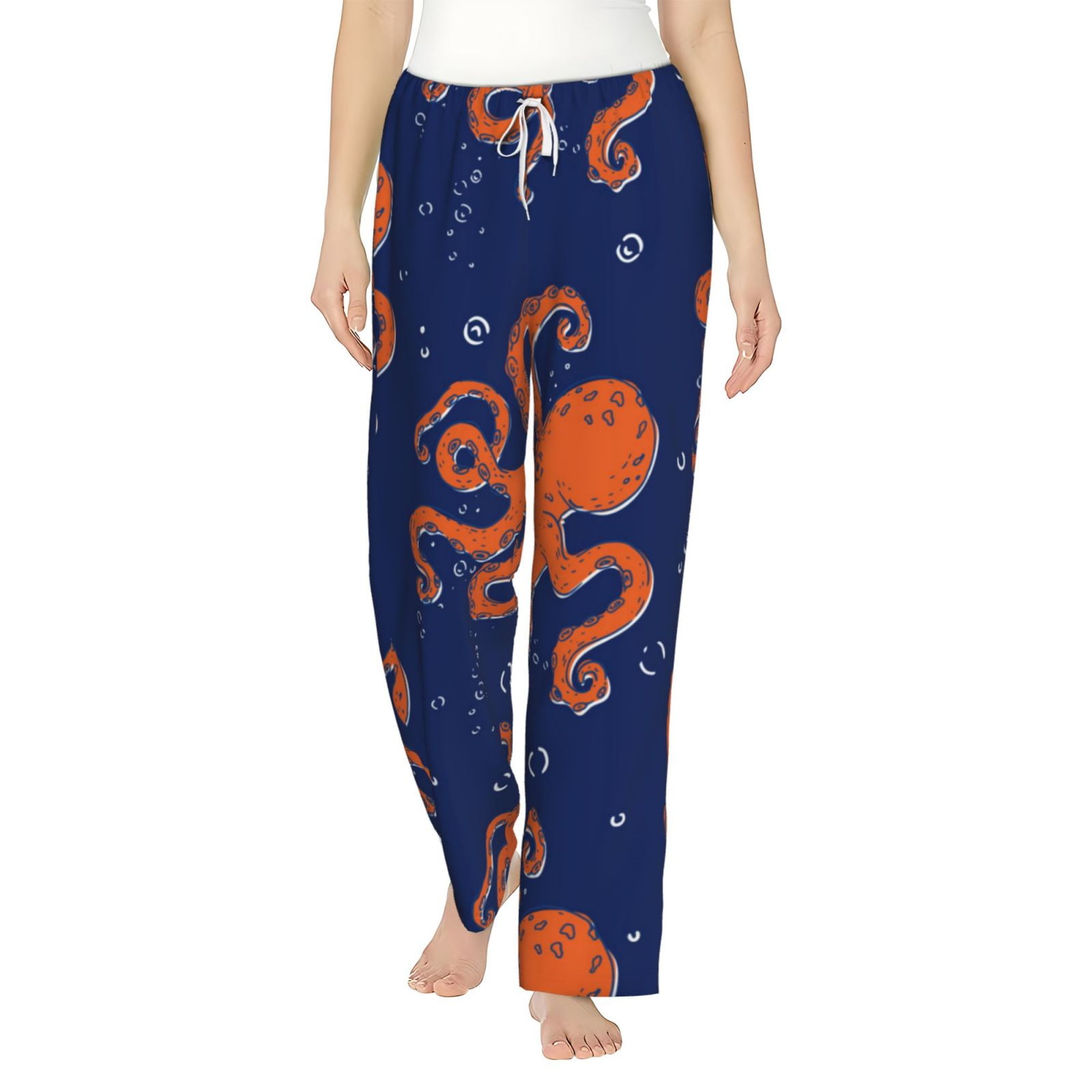 Ocsxa Pajamas Pants For Women,Octopus Pajama Pants With Pockets ...