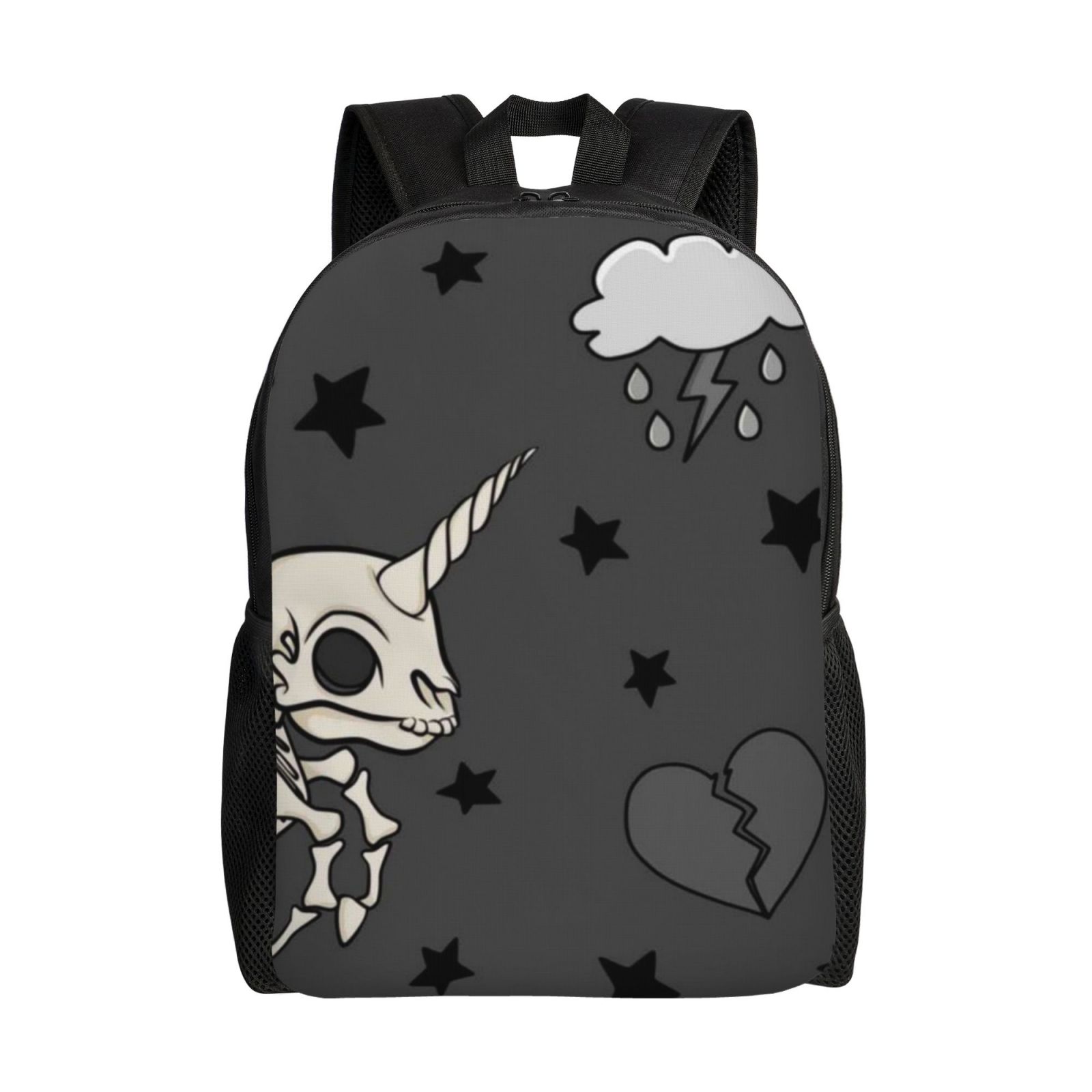 Ocsxa Skeleton Unicorn Backpack - Travel,or Work Bookbag with 15-Inch ...