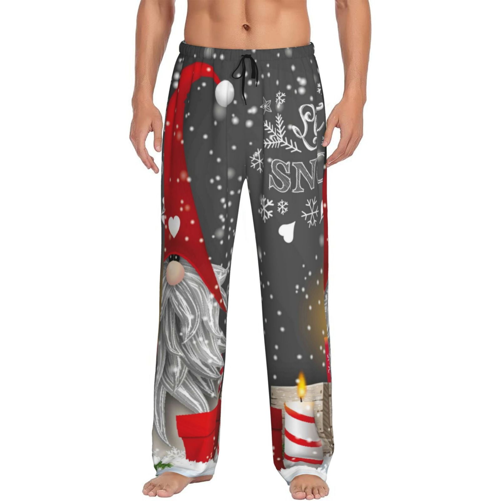 Ocsxa Traditional Scandinavian Dwarf Print Adult Sleep Lounge Pajama ...