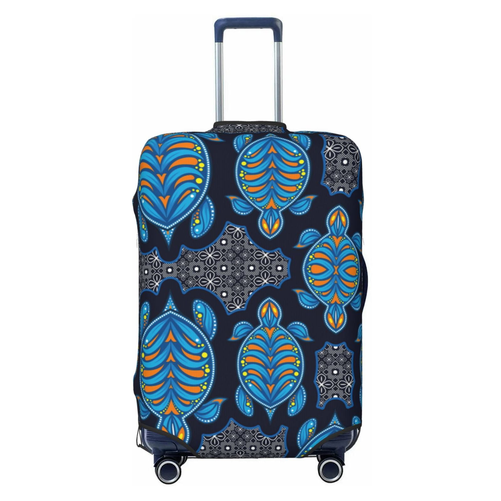 Ocsxa Travel Dust Proof Suitcase Cover Turtle Print Luggage Cover
